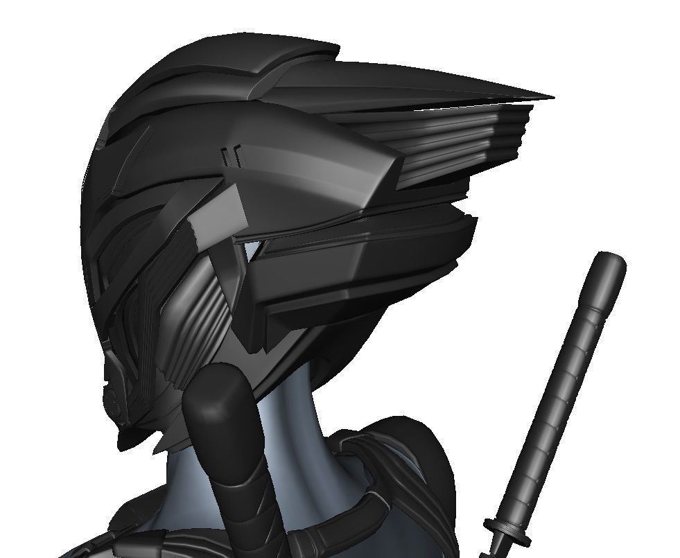 Girl Assassin Fighter 3D model | CGTrader