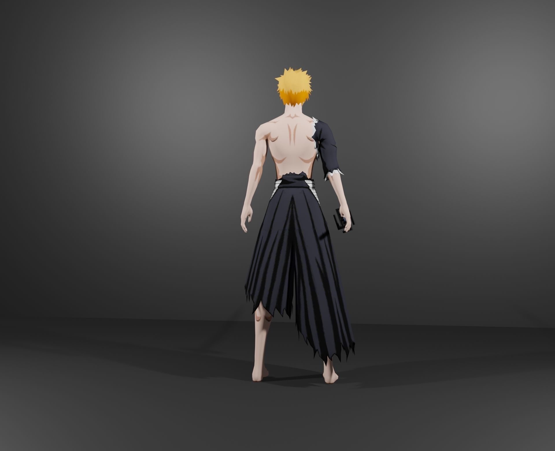 Ichigo Kurosaki 3D model animated rigged | CGTrader
