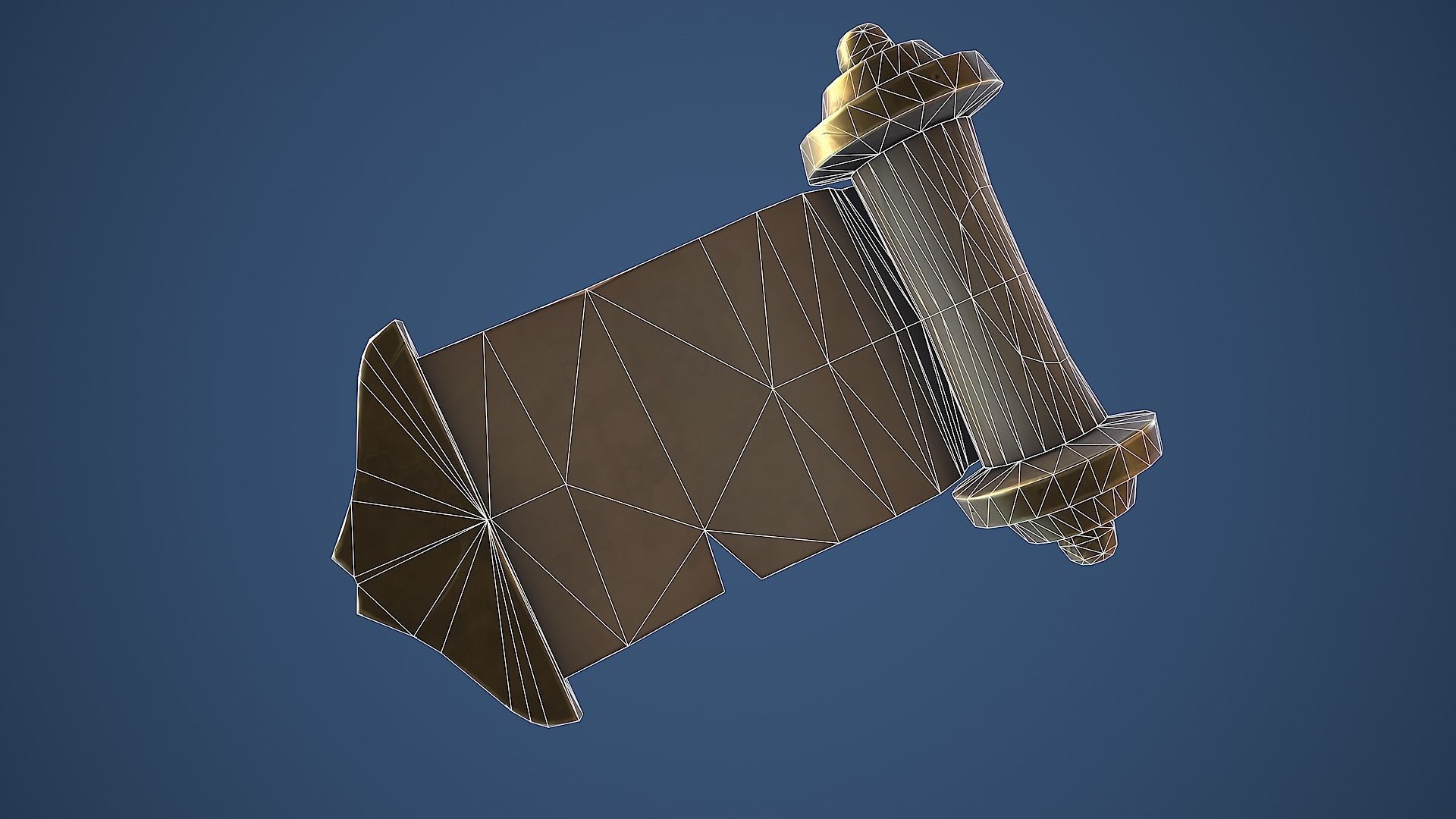 3D model Stylized Big Scroll VR / AR / low-poly | CGTrader