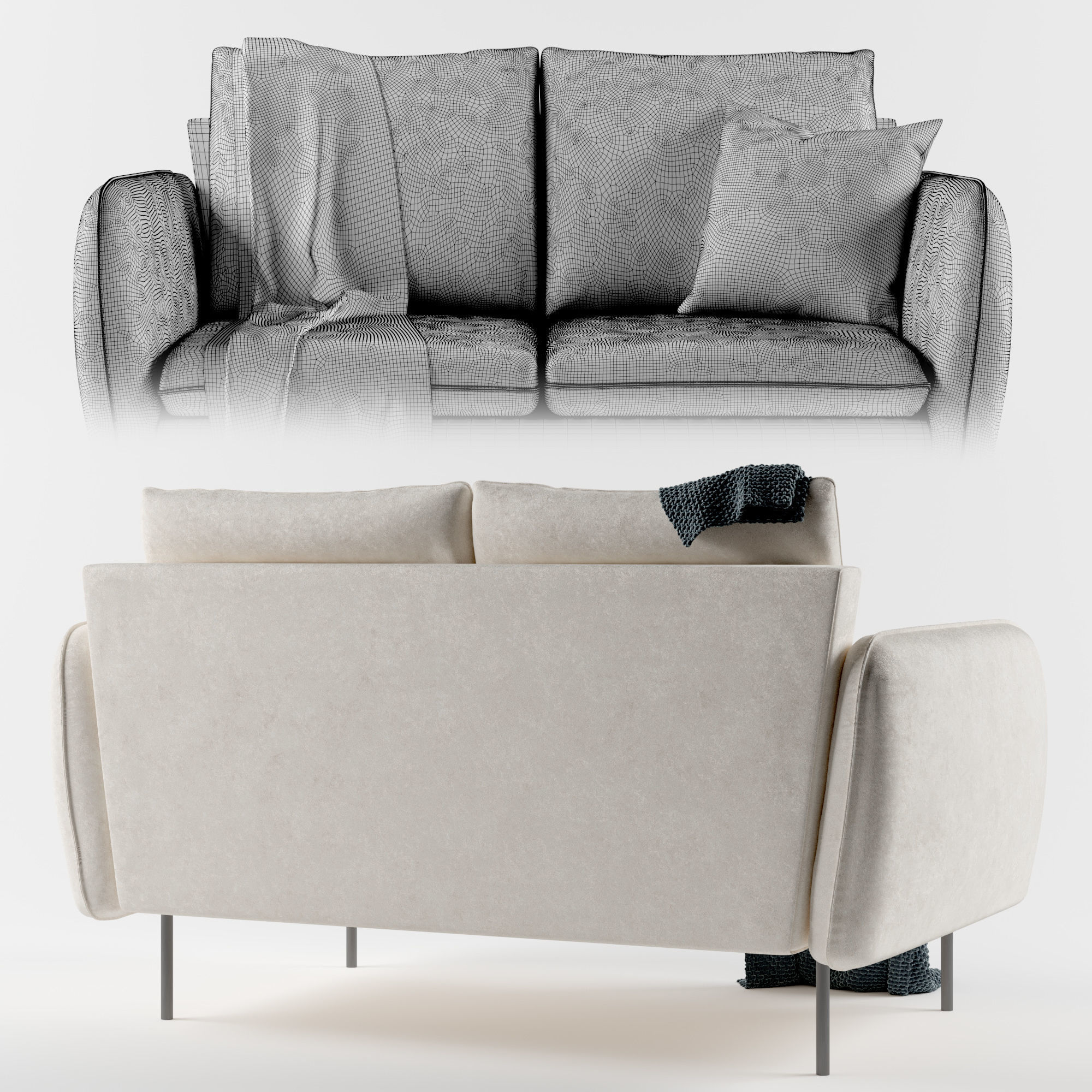 Cosmopolitan Vienna sofa 3D model | CGTrader