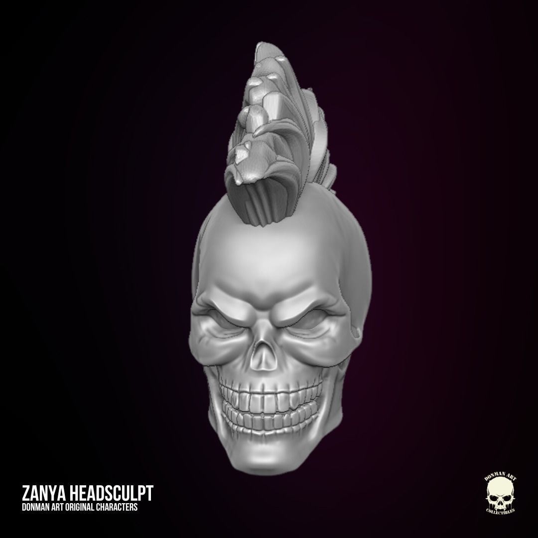 Skull Riot Head 3D printable File 3D model 3D printable | CGTrader