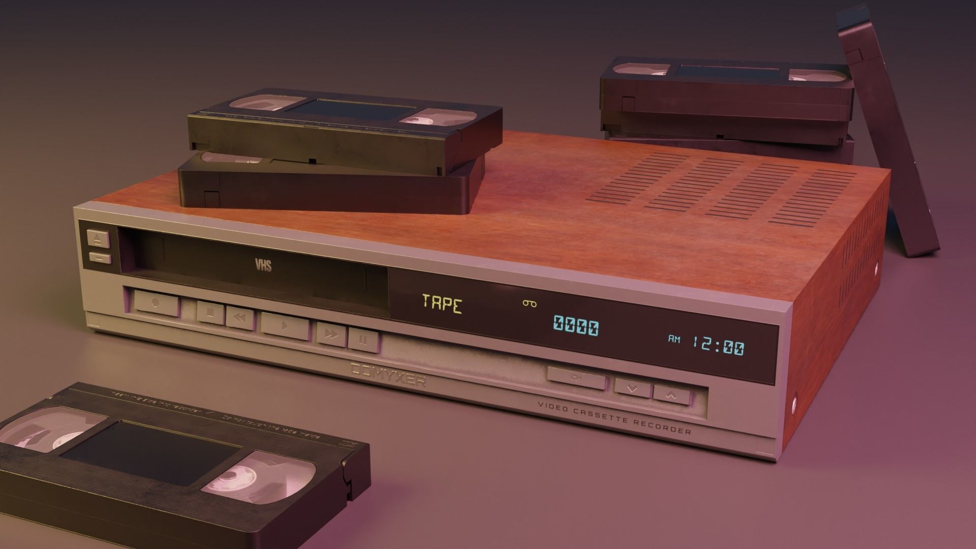 3D model VHS Player - LowPoly VR / AR / low-poly | CGTrader