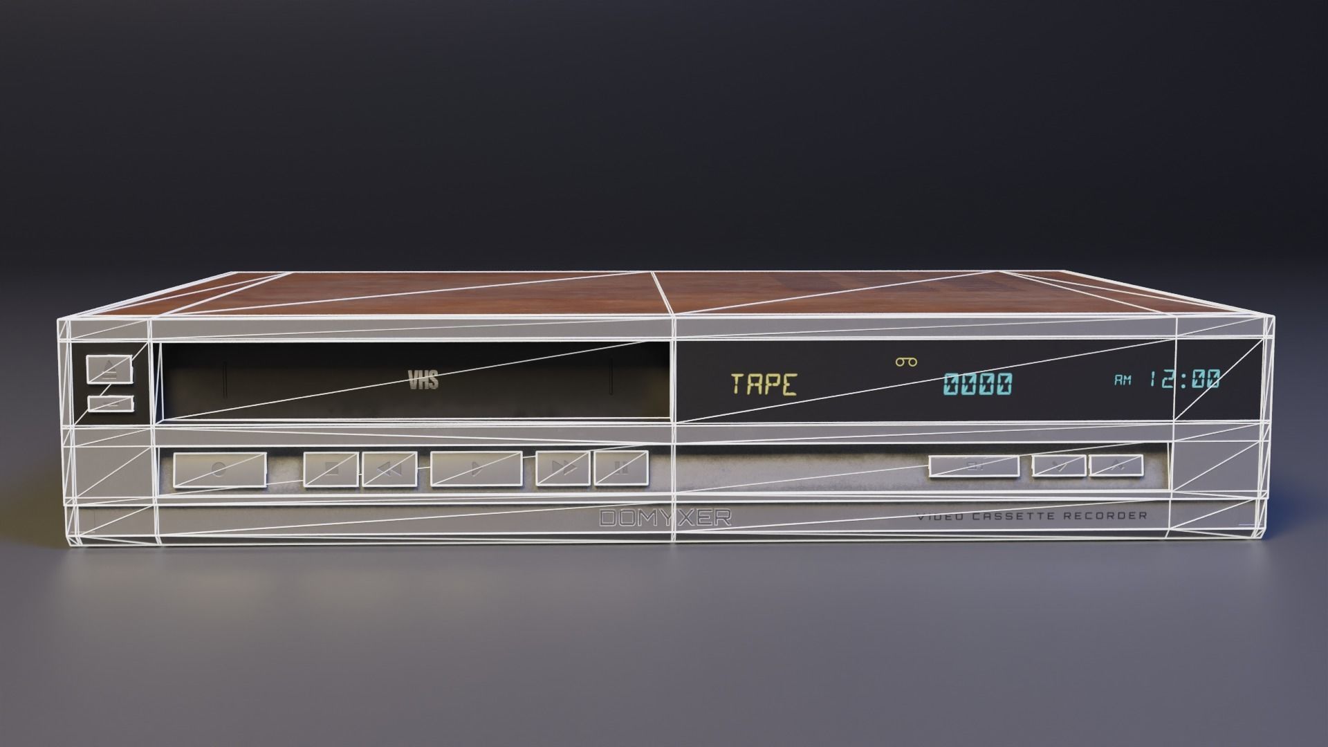 3D model VHS Player - LowPoly VR / AR / low-poly | CGTrader