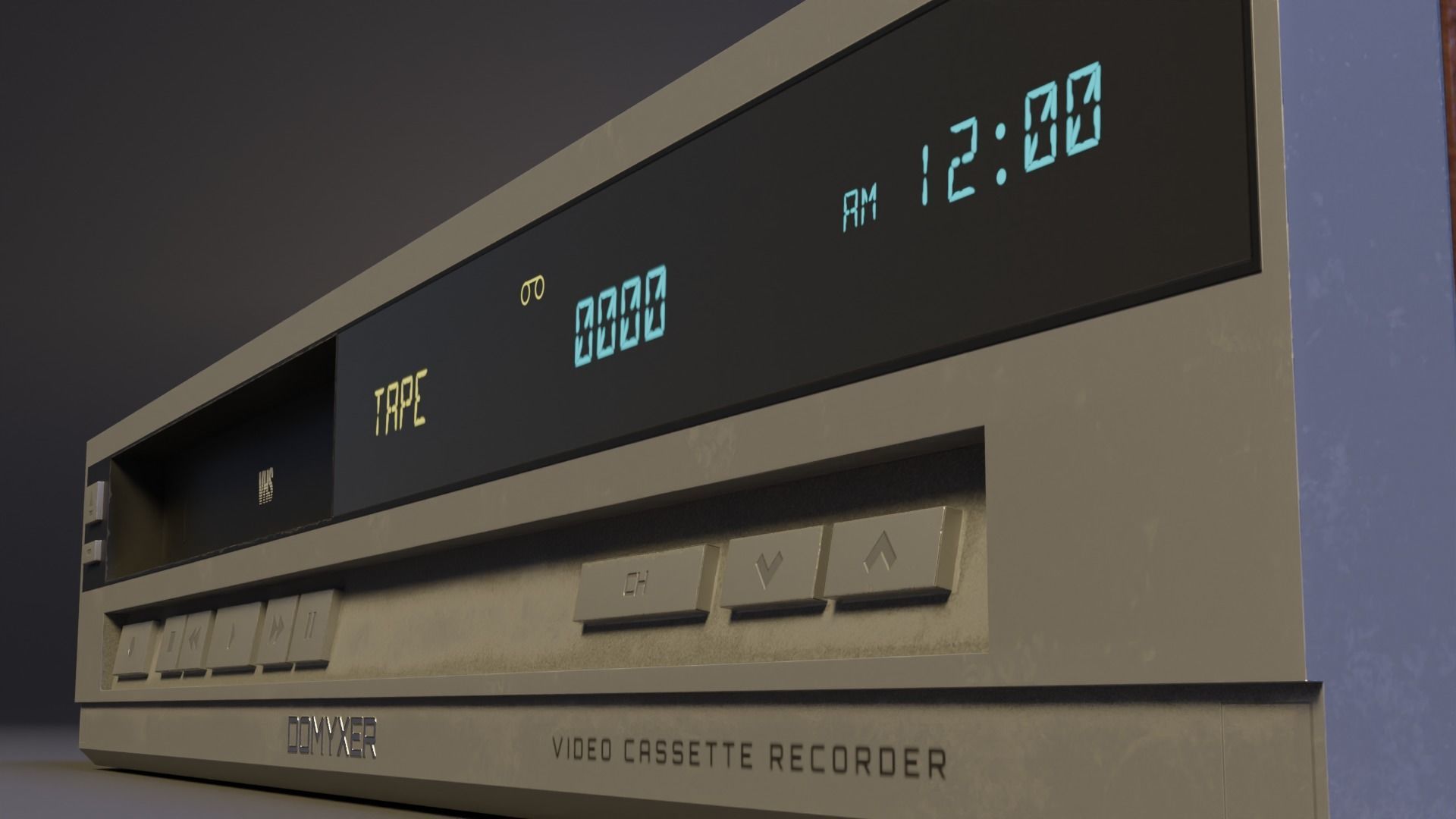 3D model VHS Player - LowPoly VR / AR / low-poly | CGTrader