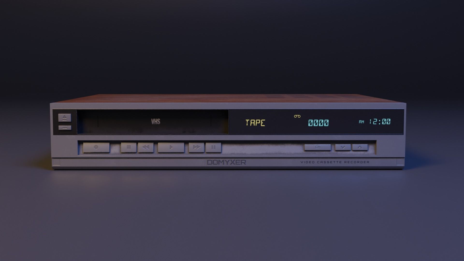 3D model VHS Player - LowPoly VR / AR / low-poly | CGTrader