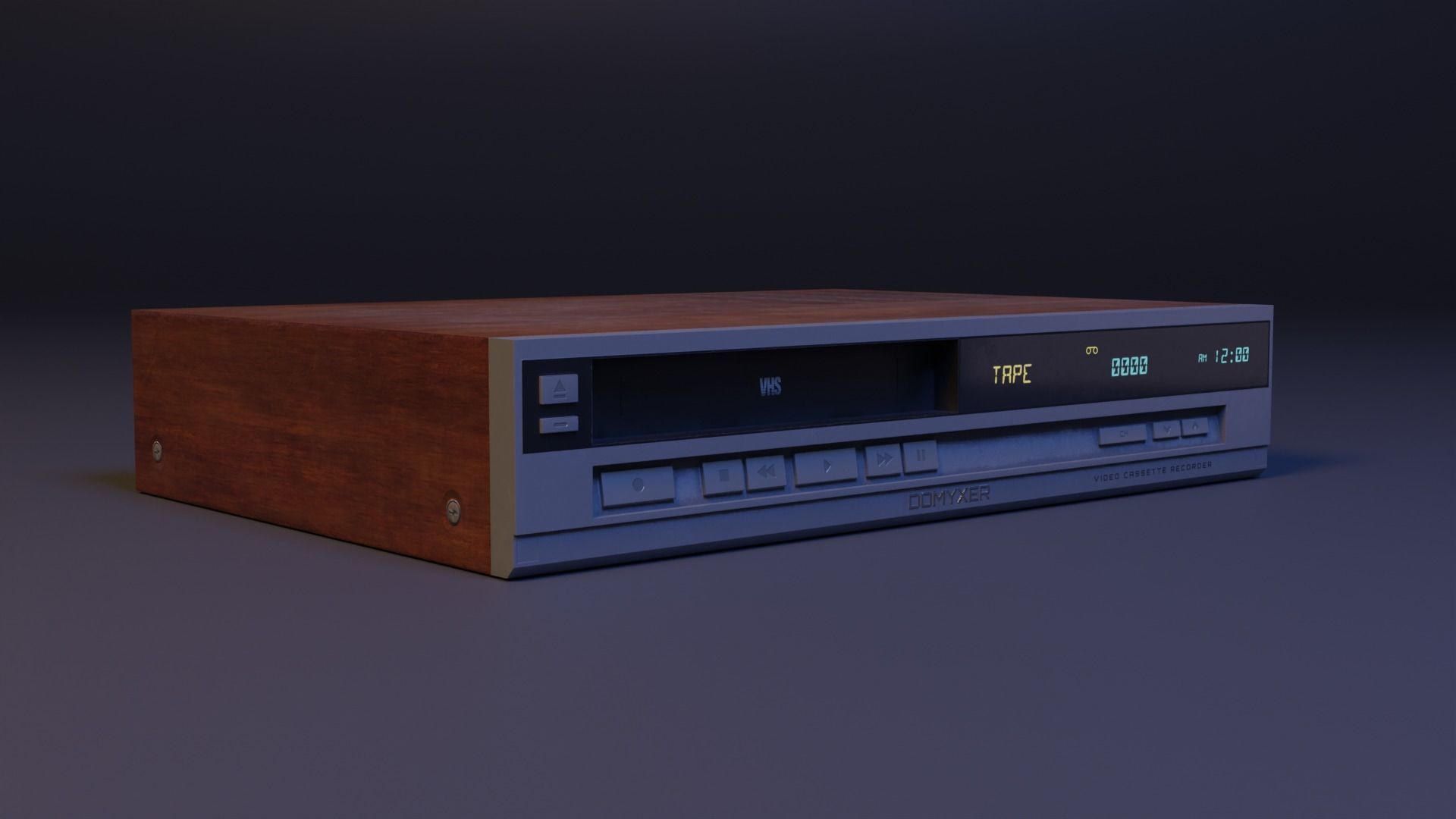 3D model VHS Player - LowPoly VR / AR / low-poly | CGTrader