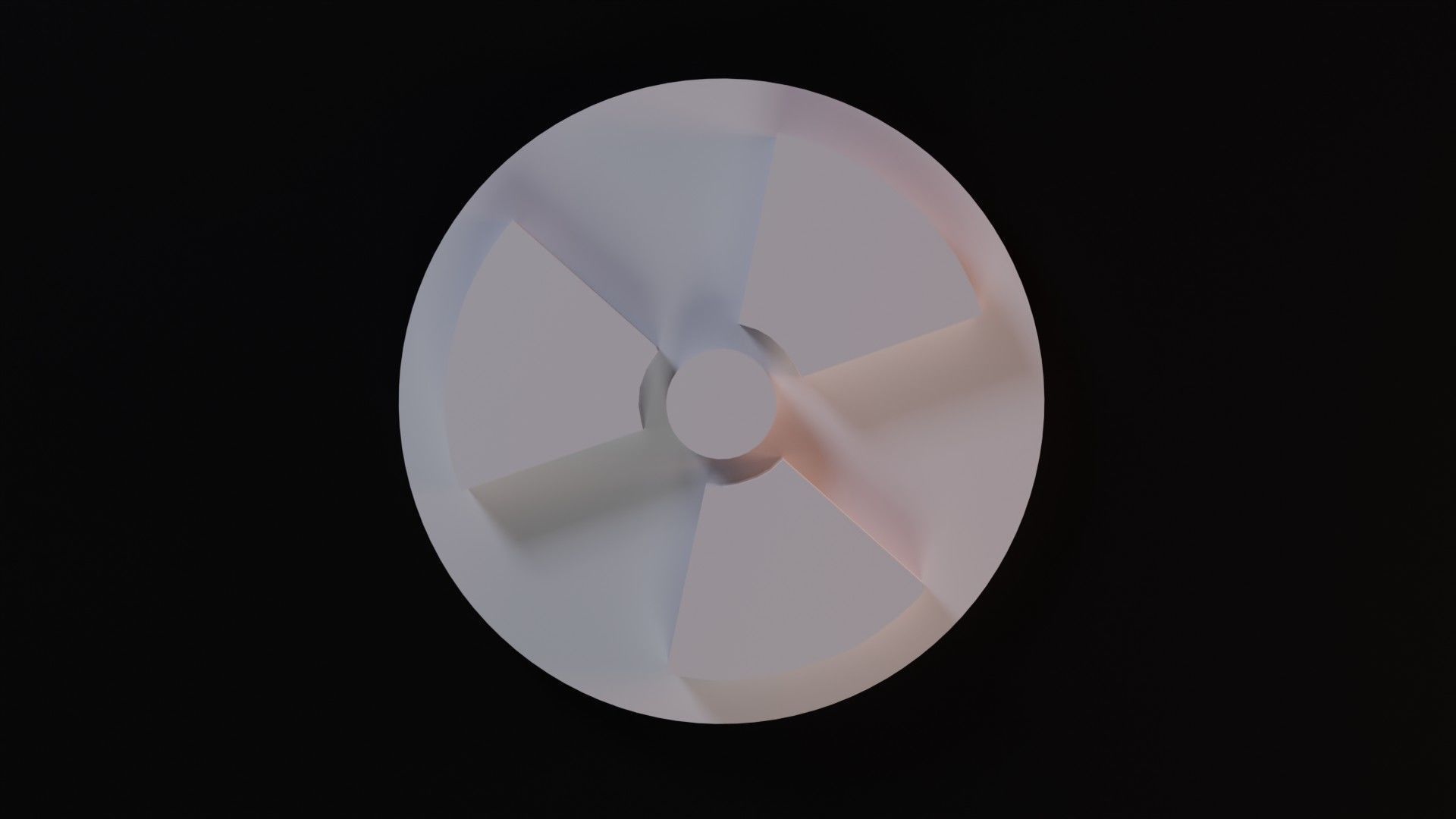 3D Printable Nuclear Symbol 3D model 3D printable | CGTrader