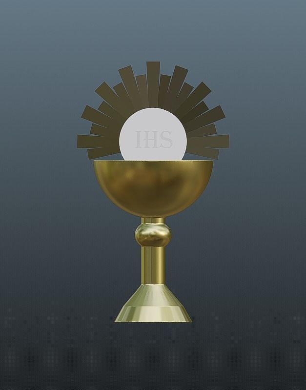 Holy Grail - Holy communion Topper and Decoration 3D model 3D printable ...