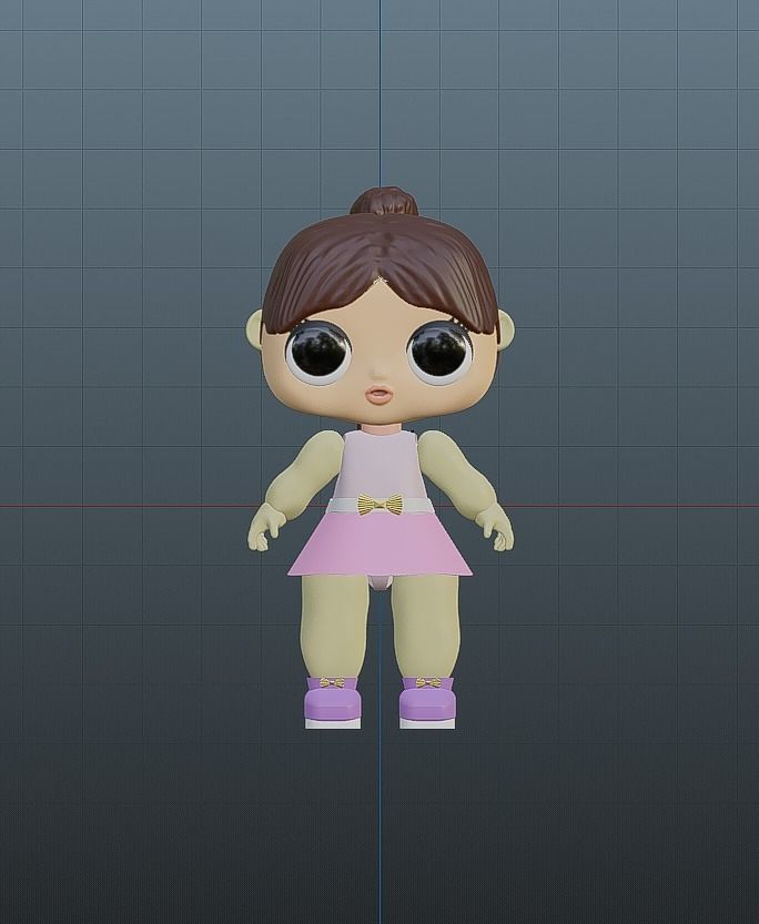 Lol Doll - version 3 3D model 3D printable | CGTrader