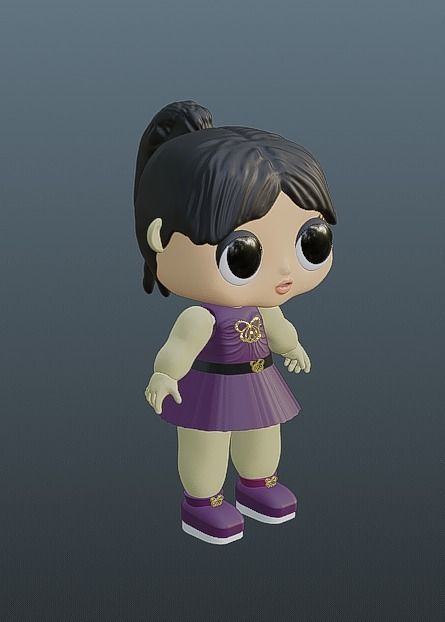 Lol Doll - version 4 3D model 3D printable | CGTrader