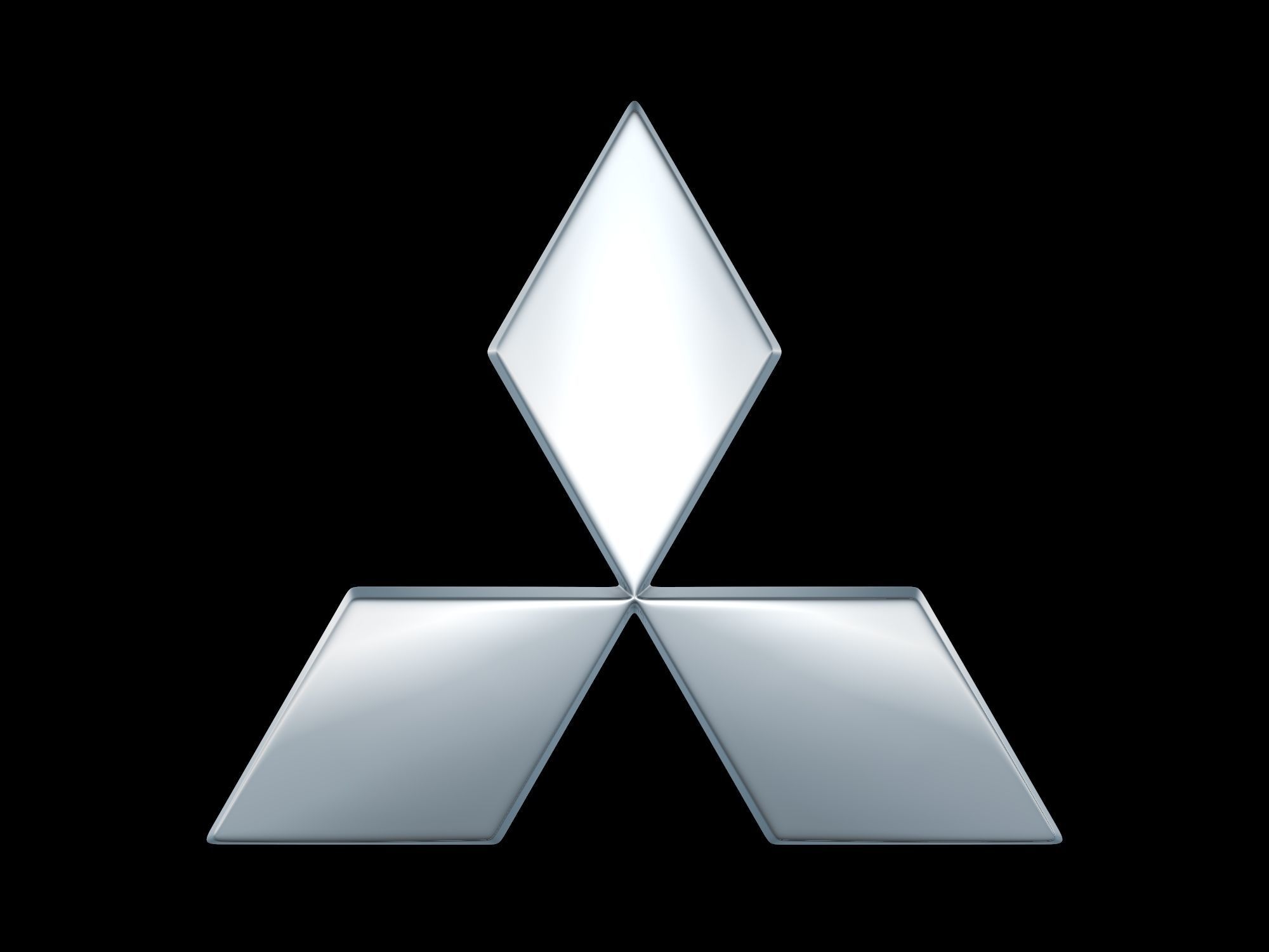 Mitsubishi - Car Logo Emblem Modern free VR / AR / low-poly 3D model ...