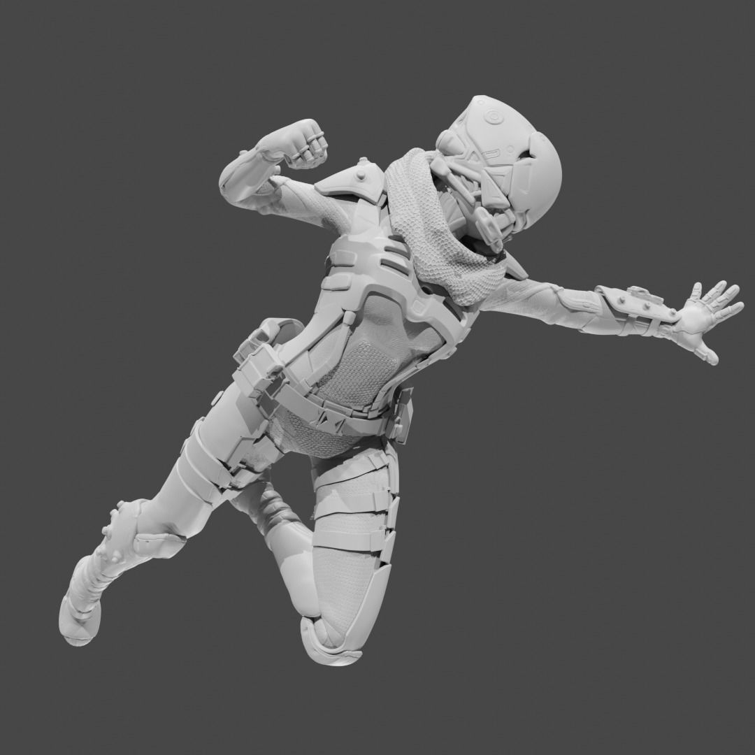 Apex Legends Character 3D Print OBJ STL File Wraith 36 3D model 3D ...