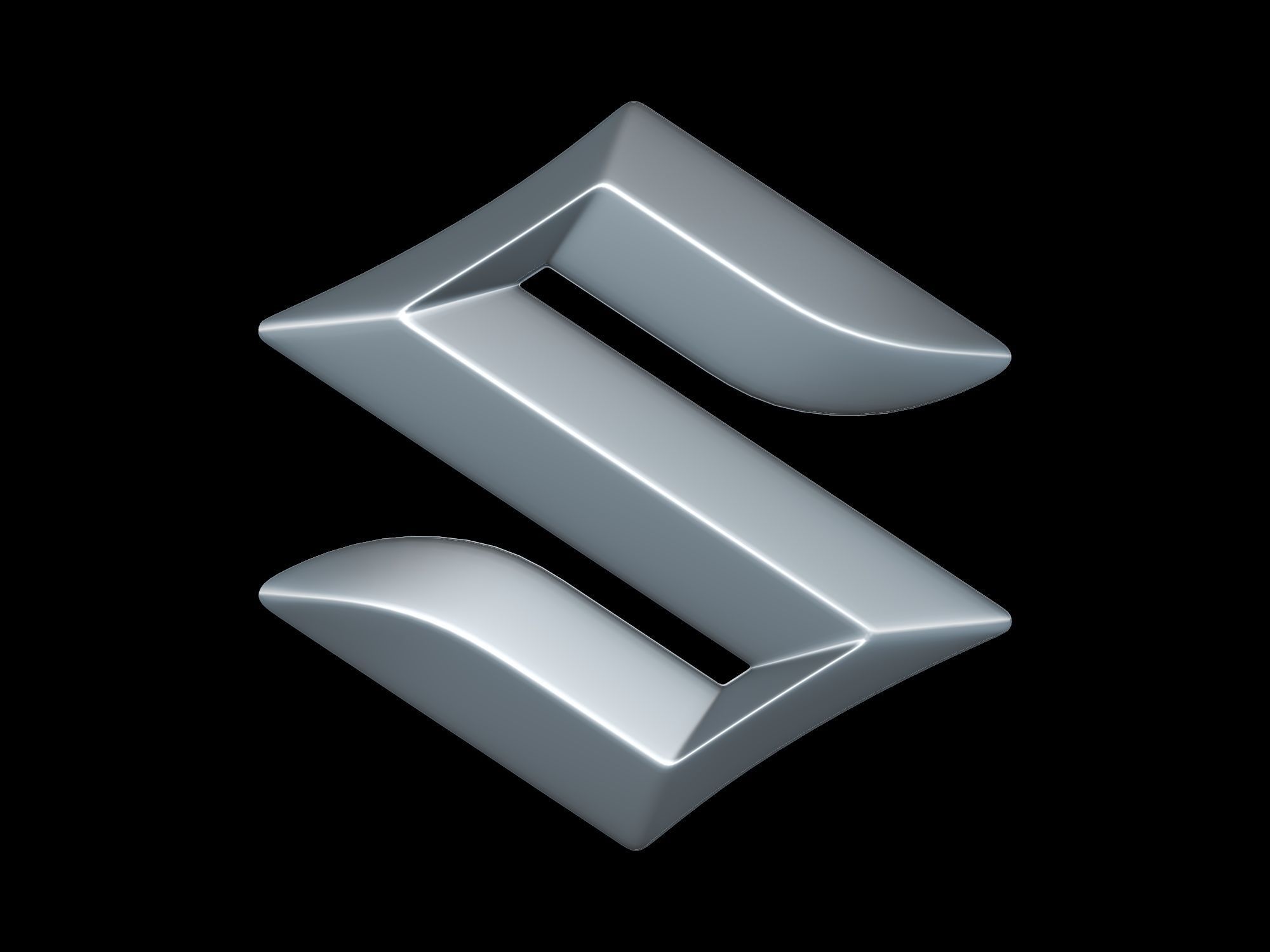 Suzuki - Car Logo Emblem Modern free VR / AR / low-poly 3D model | CGTrader