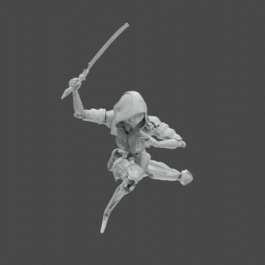 Apex Legends Character 3D Print OBJ STL File Ash 9 3D model 3D ...