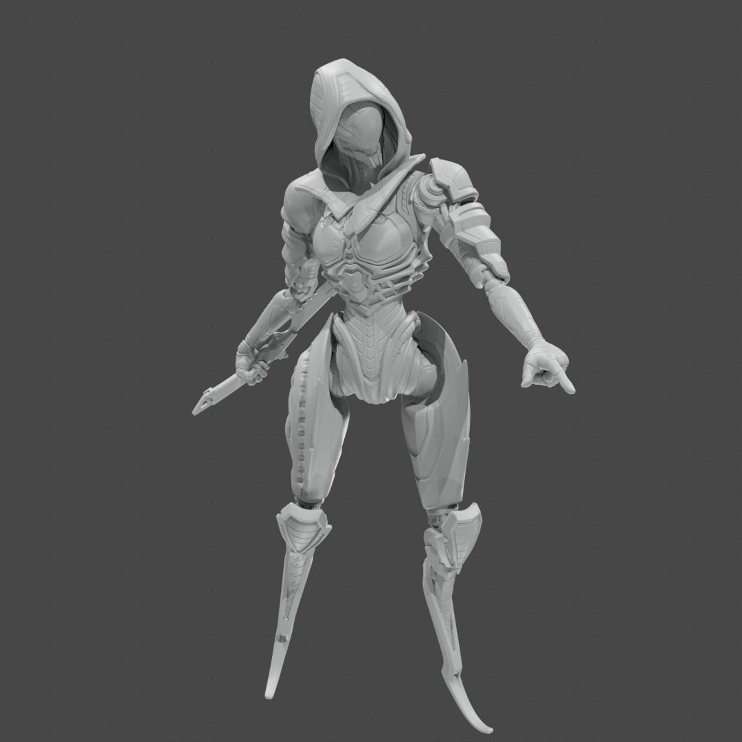 Apex Legends Character 3D Print OBJ STL File Ash 14 3D model 3D ...