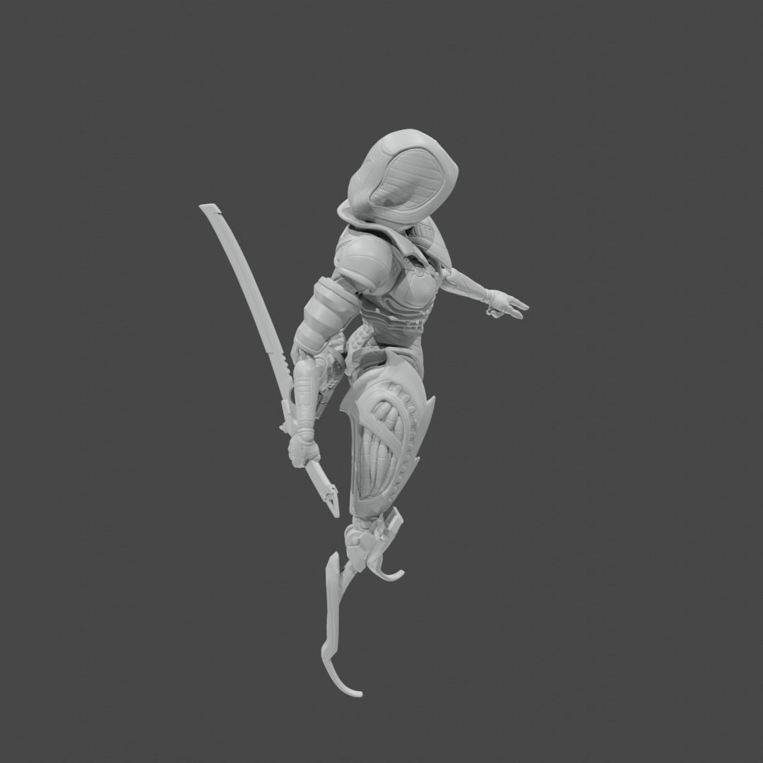 Apex Legends Character 3D Print OBJ STL File Ash 14 3D model 3D ...