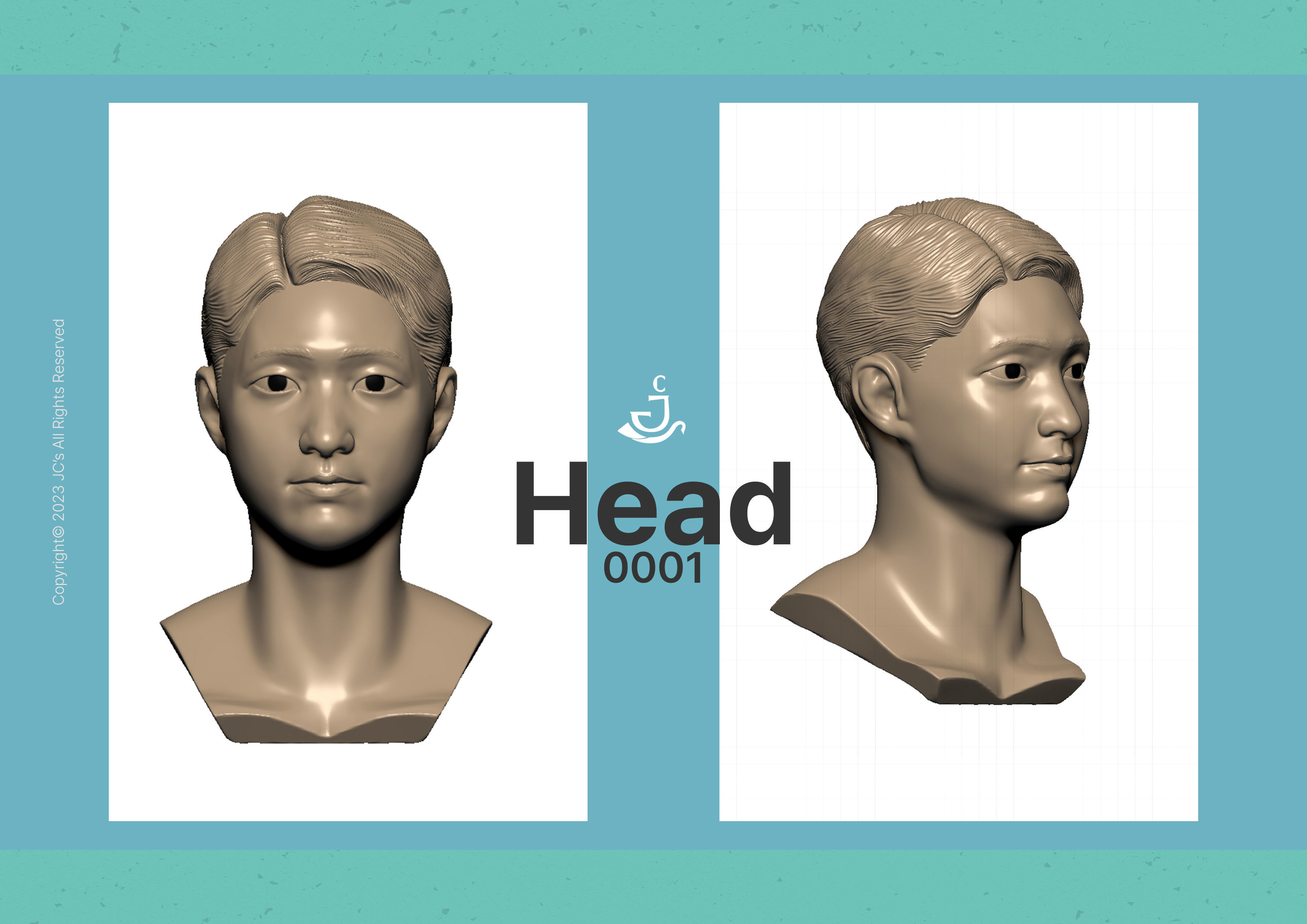 3D MODELS-Head 0001 3D model | CGTrader