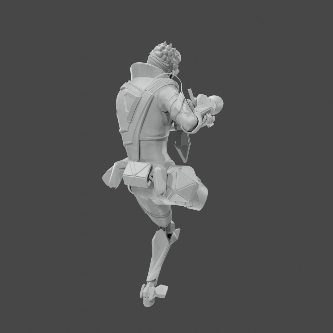 Apex Legends Character 3D Print OBJ STL File Octane 4 3D model 3D ...
