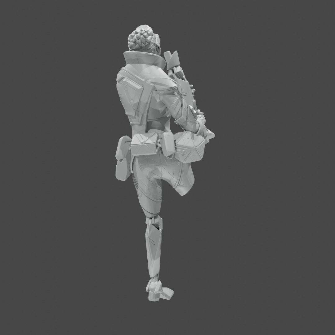 Apex Legends Character 3D Print OBJ STL File Octane 5 3D model 3D ...