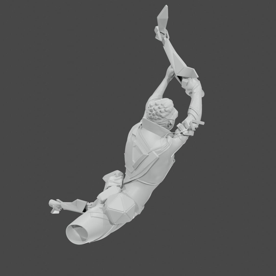 Apex Legends Character 3D Print OBJ STL File Octane 12 3D model 3D ...