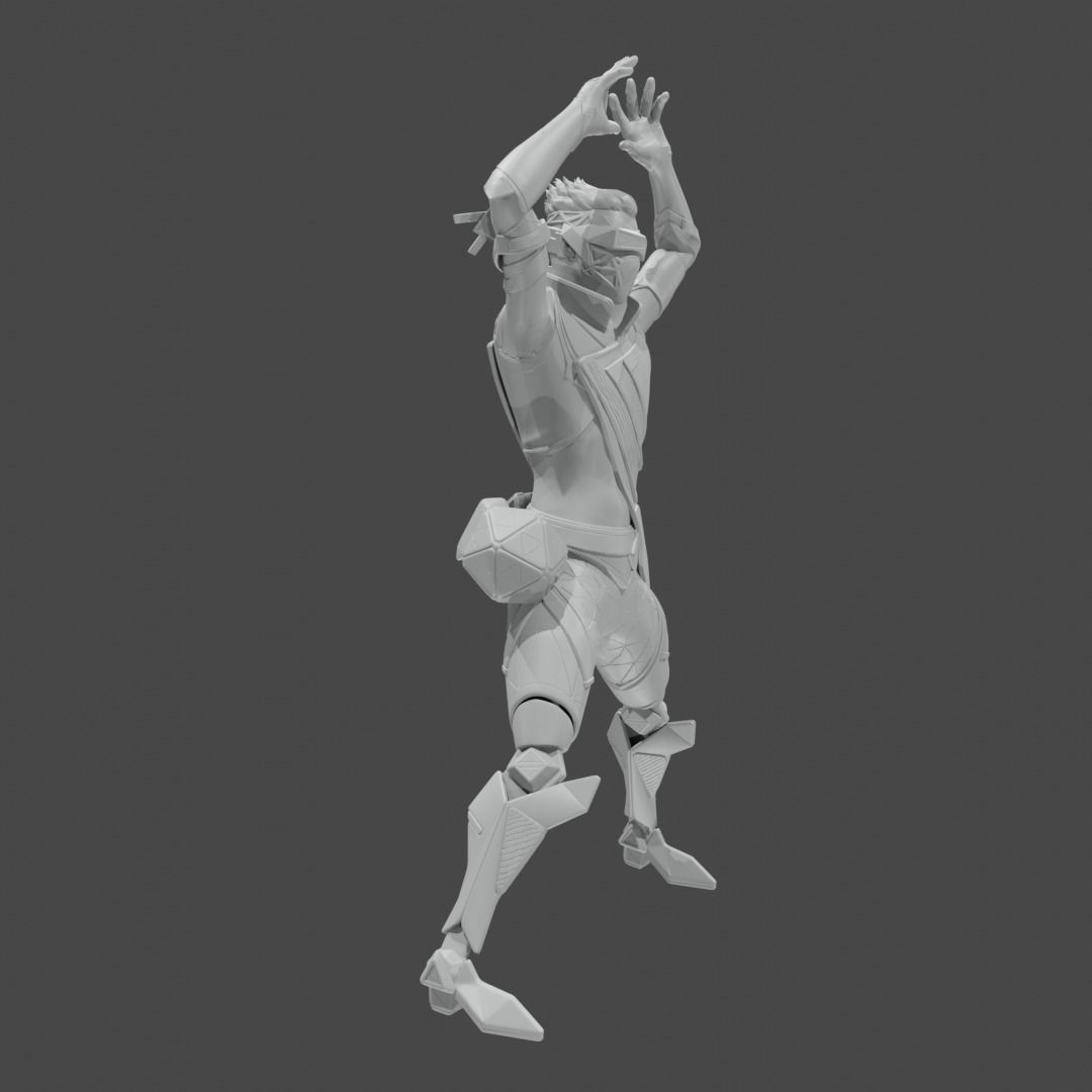Apex Legends Character 3D Print OBJ STL File Octane 14 3D model 3D ...