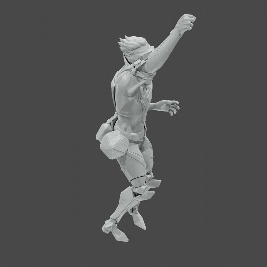 Apex Legends Character 3D Print OBJ STL File Octane 15 3D model 3D ...