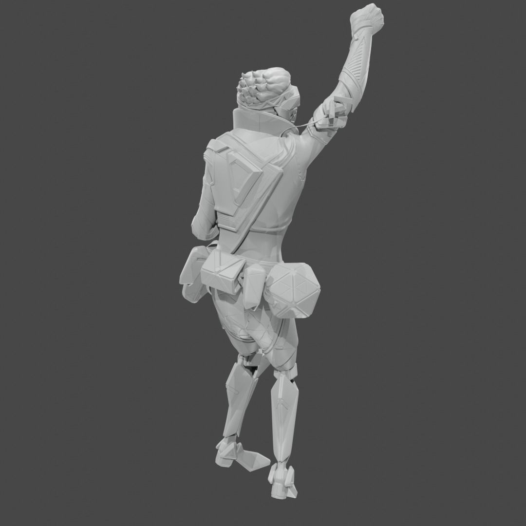 Apex Legends Character 3D Print OBJ STL File Octane 15 3D model 3D ...