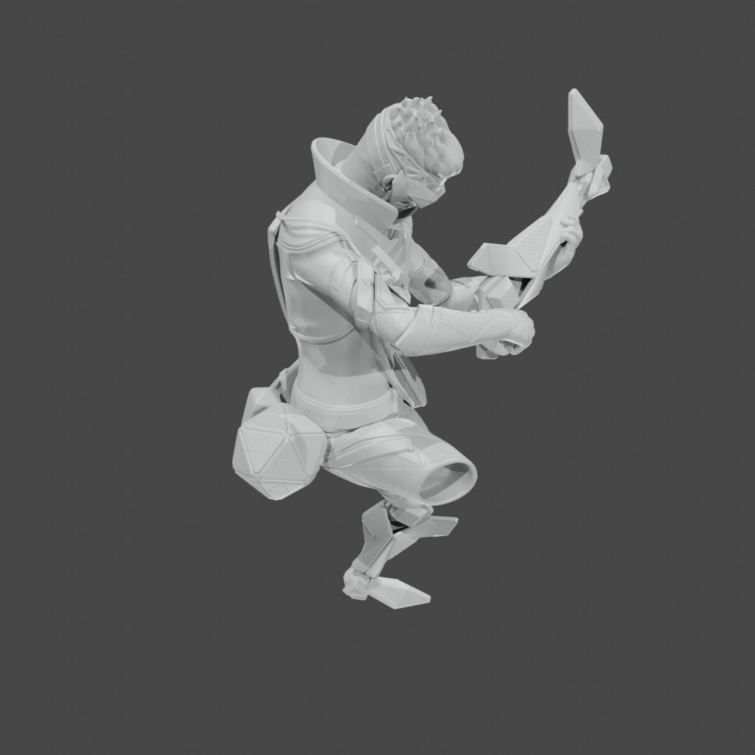 Apex Legends Character 3D Print OBJ STL File Octane 19 3D model 3D ...