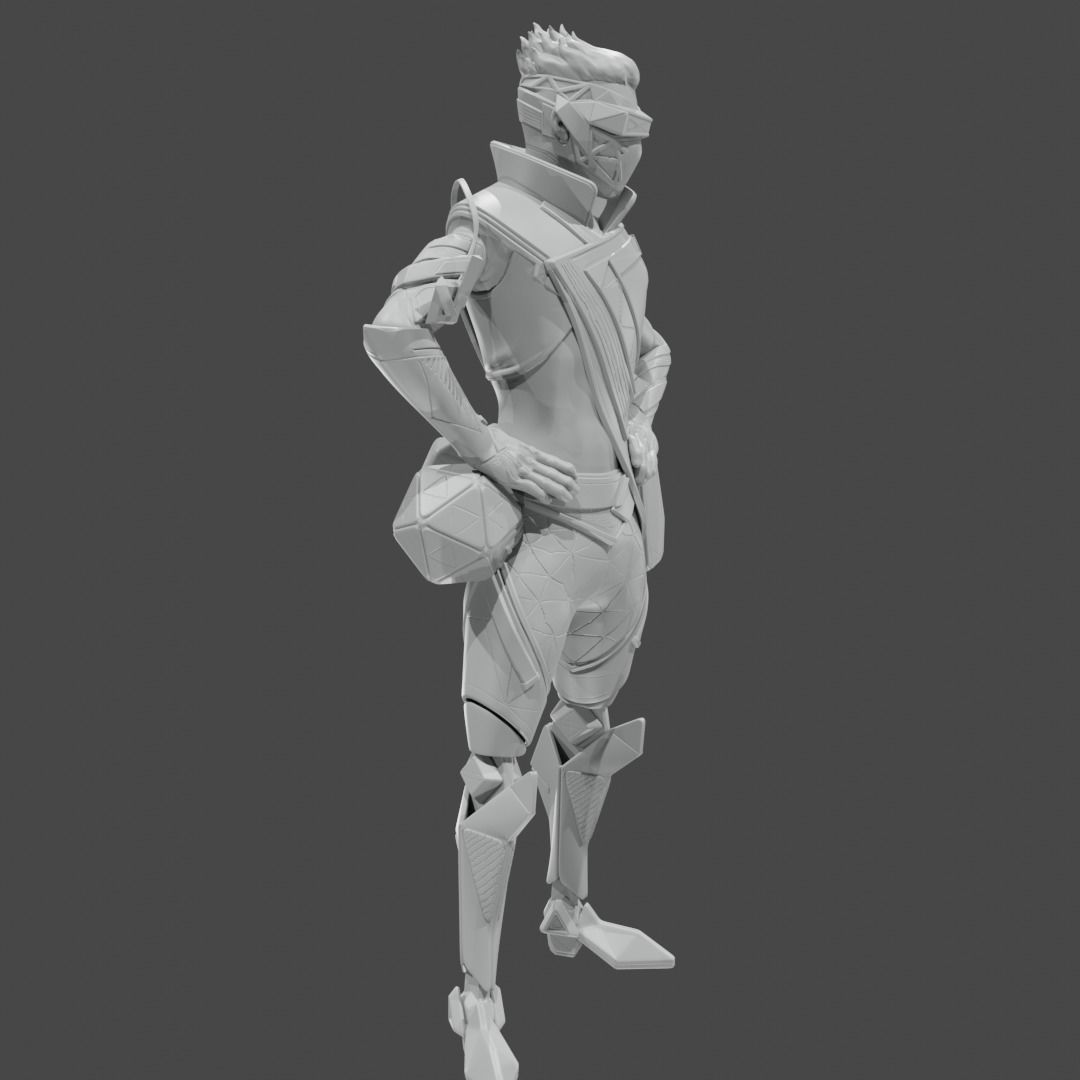 Apex Legends Character 3D Print OBJ STL File Octane 22 3D model 3D ...