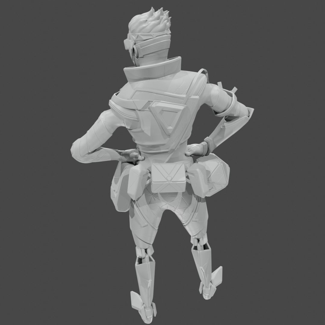 Apex Legends Character 3D Print OBJ STL File Octane 22 3D model 3D ...