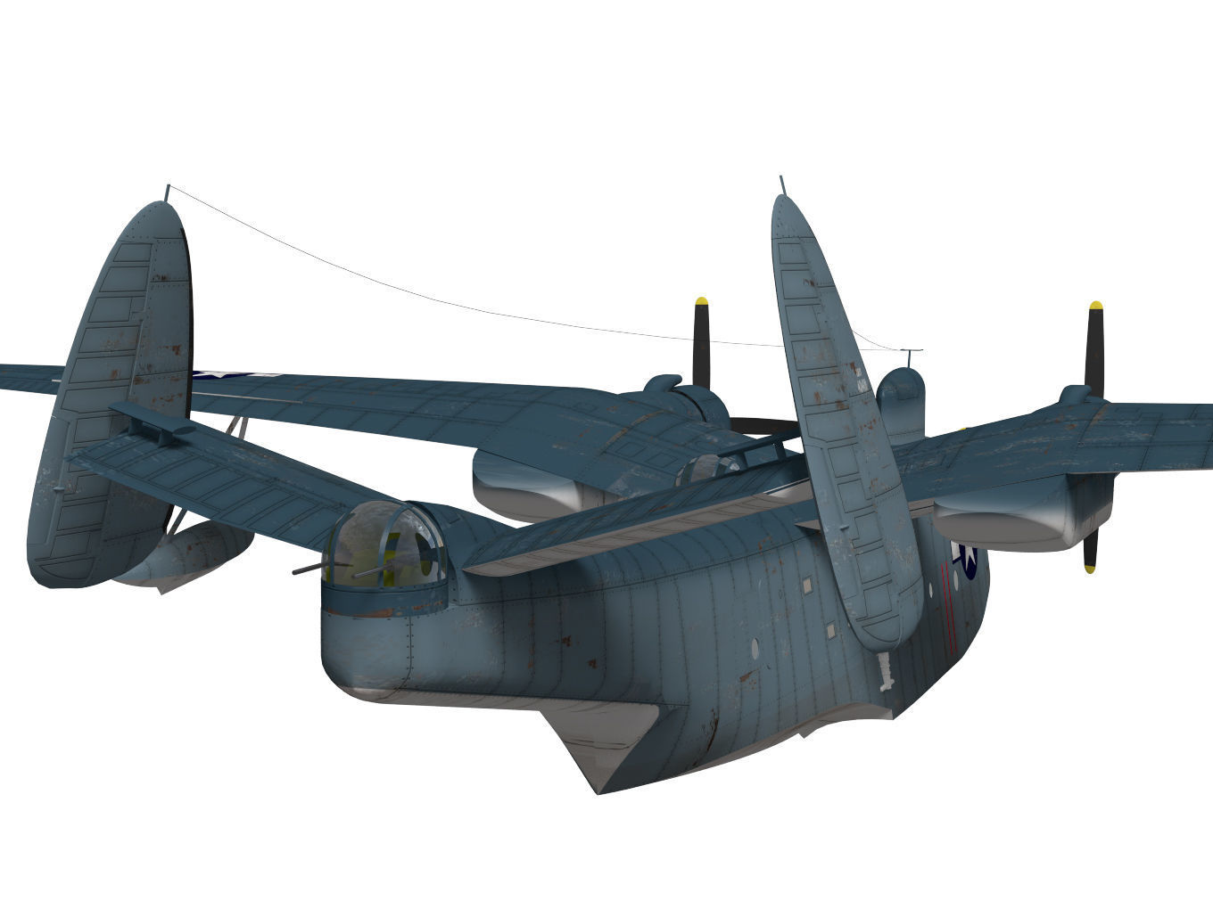 Martin PBM 5A mariner 3D model | CGTrader