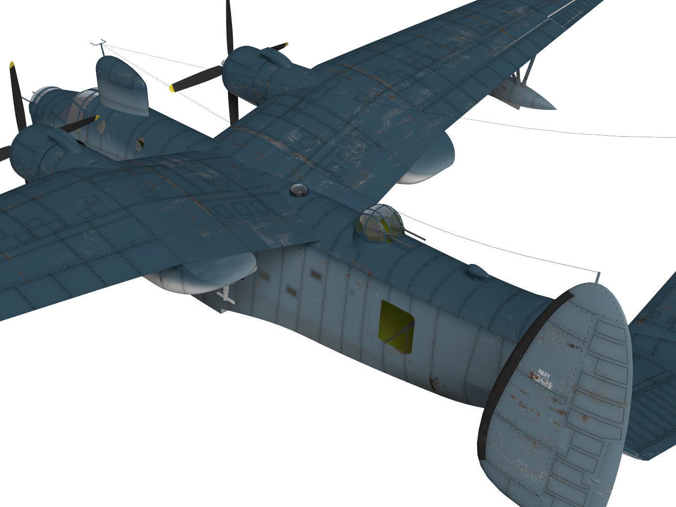 Martin PBM 5A mariner 3D model | CGTrader