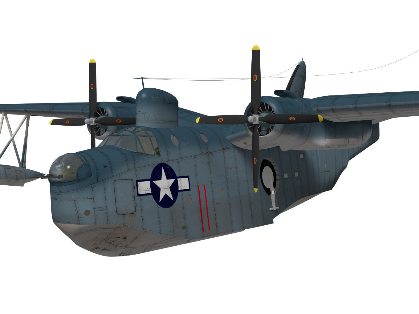 Martin PBM 5A mariner 3D model | CGTrader