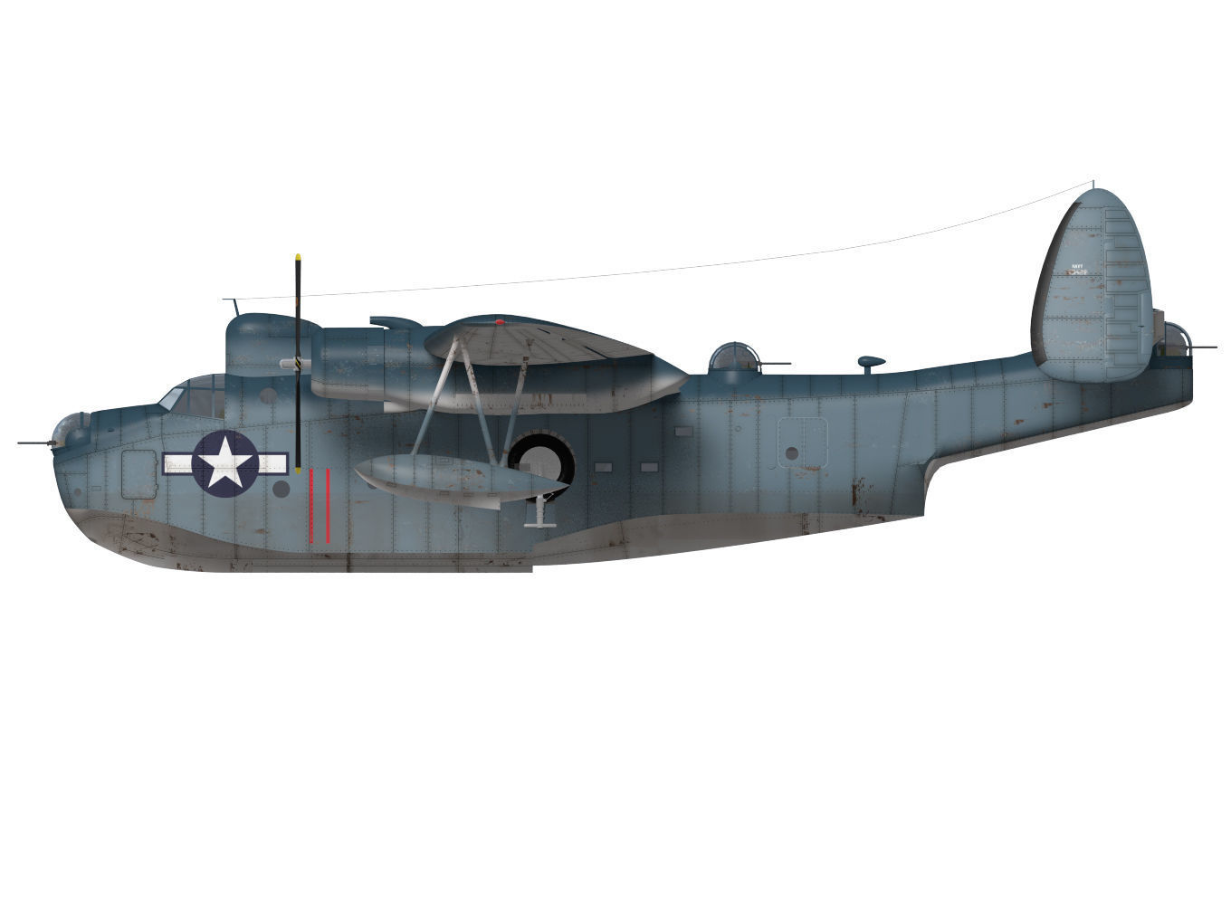 Martin PBM 5A mariner 3D model | CGTrader