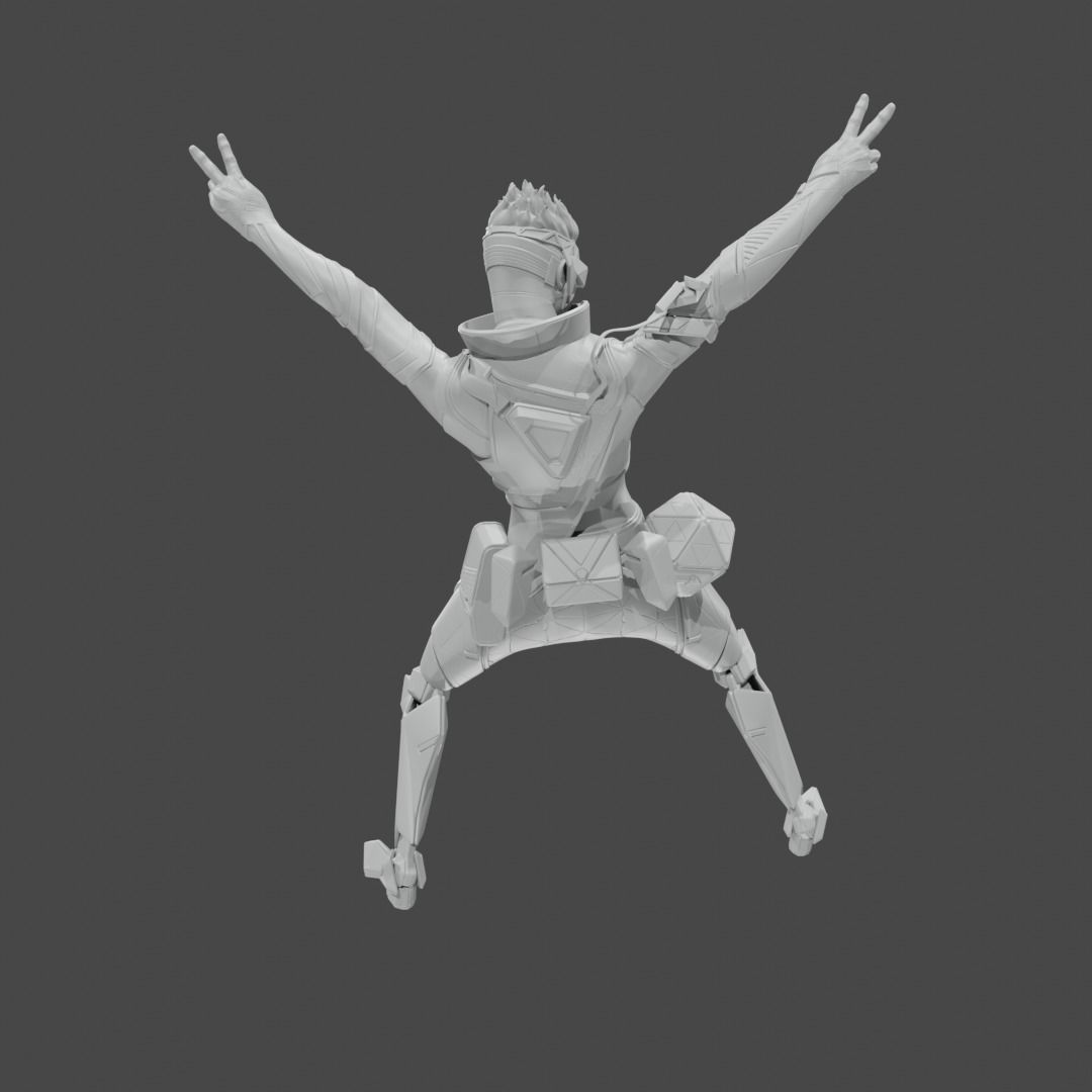 Apex Legends Character 3D Print OBJ STL File Octane 25 3D model 3D ...