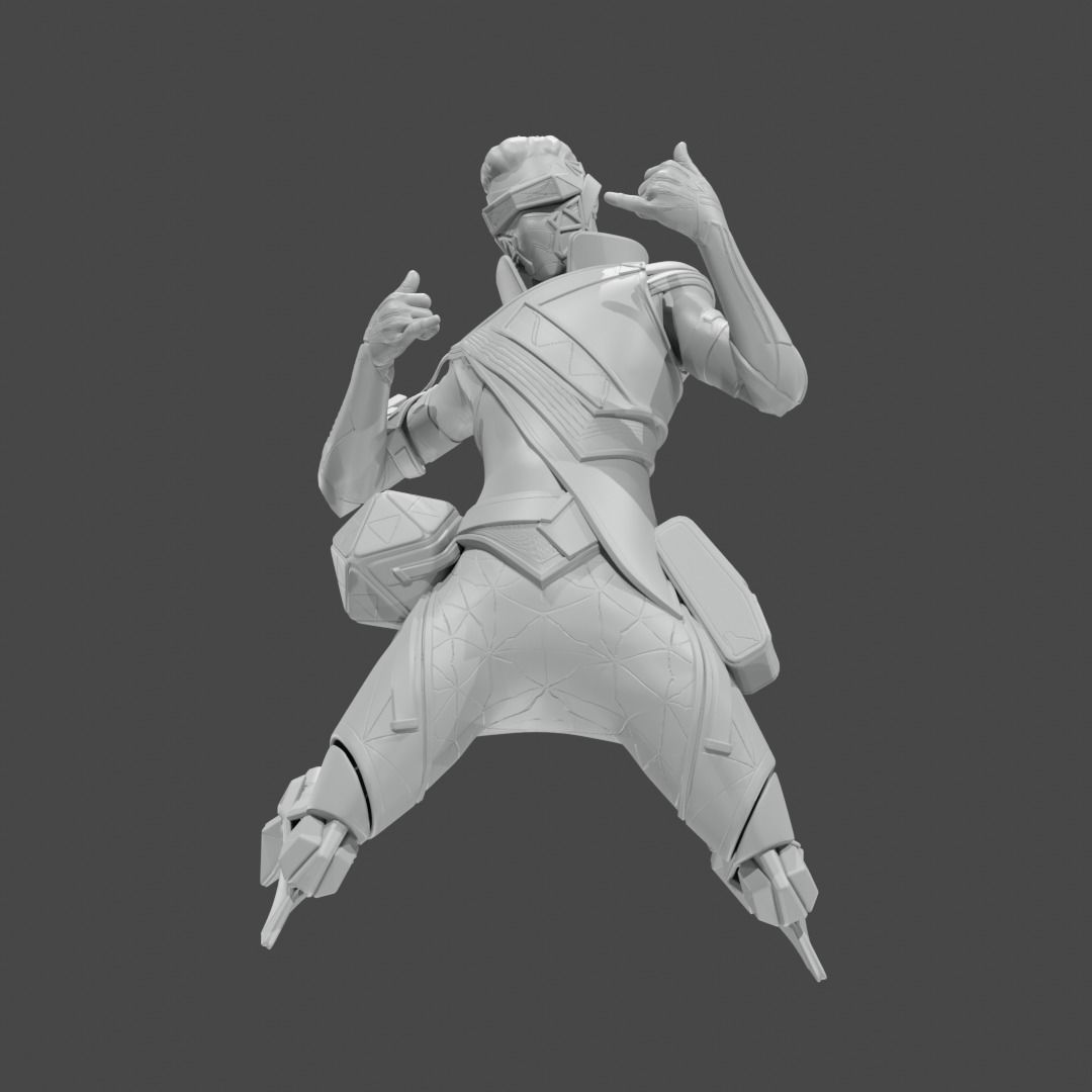Apex Legends Character 3D Print OBJ STL File Octane 29 3D model 3D ...