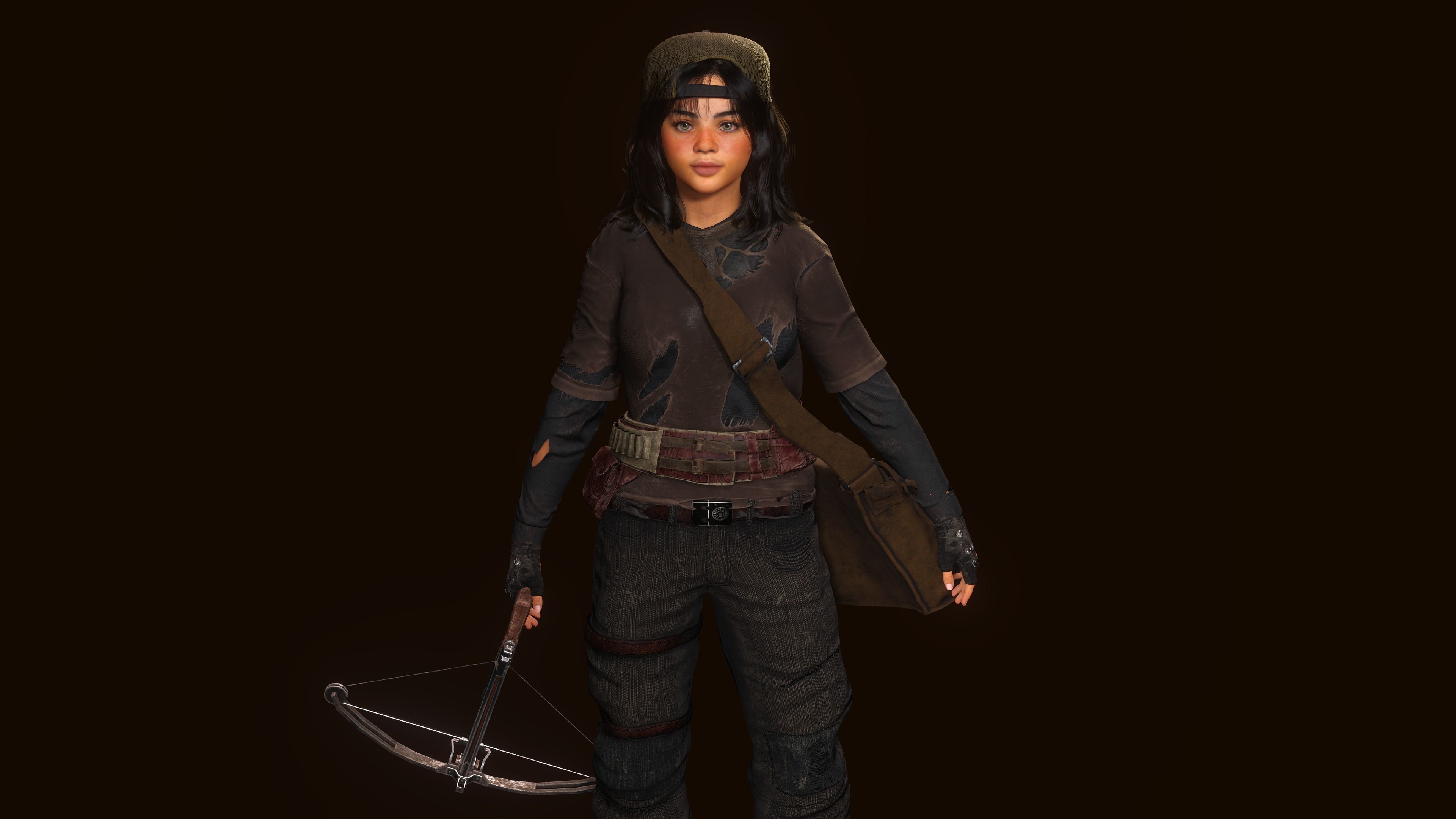 3D model AAA 3D REALISTIC CHARACTER -TEENAGE GIRL SURVIVOR APOCALYPTIC ...