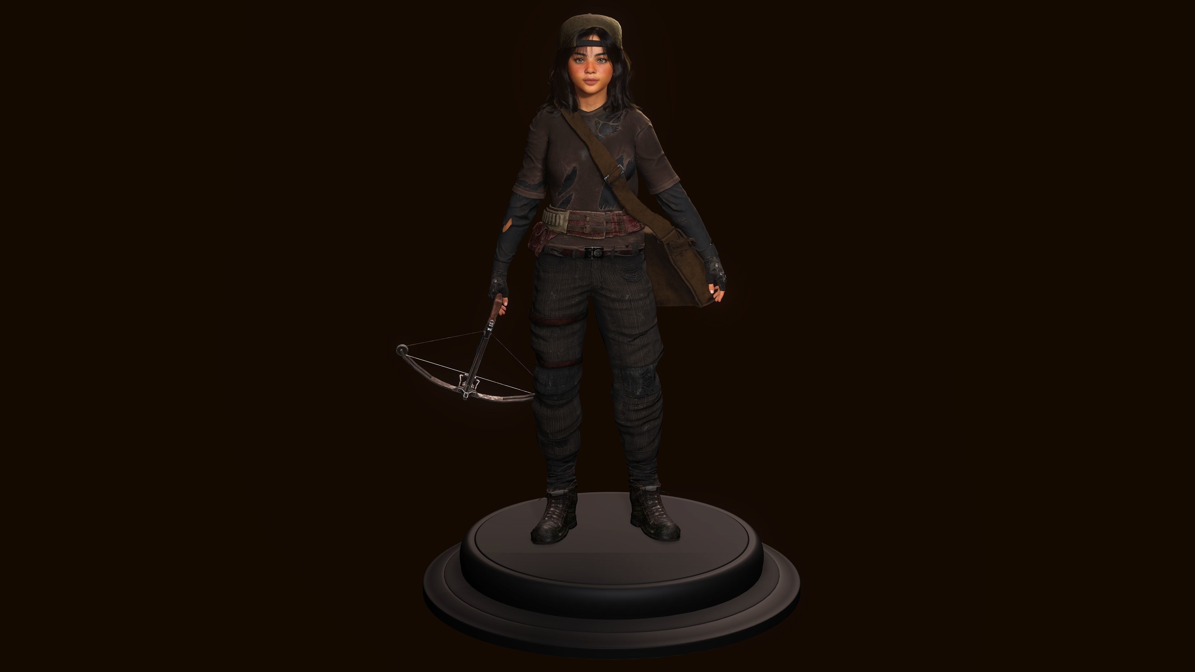 3D model AAA 3D REALISTIC CHARACTER -TEENAGE GIRL SURVIVOR APOCALYPTIC ...