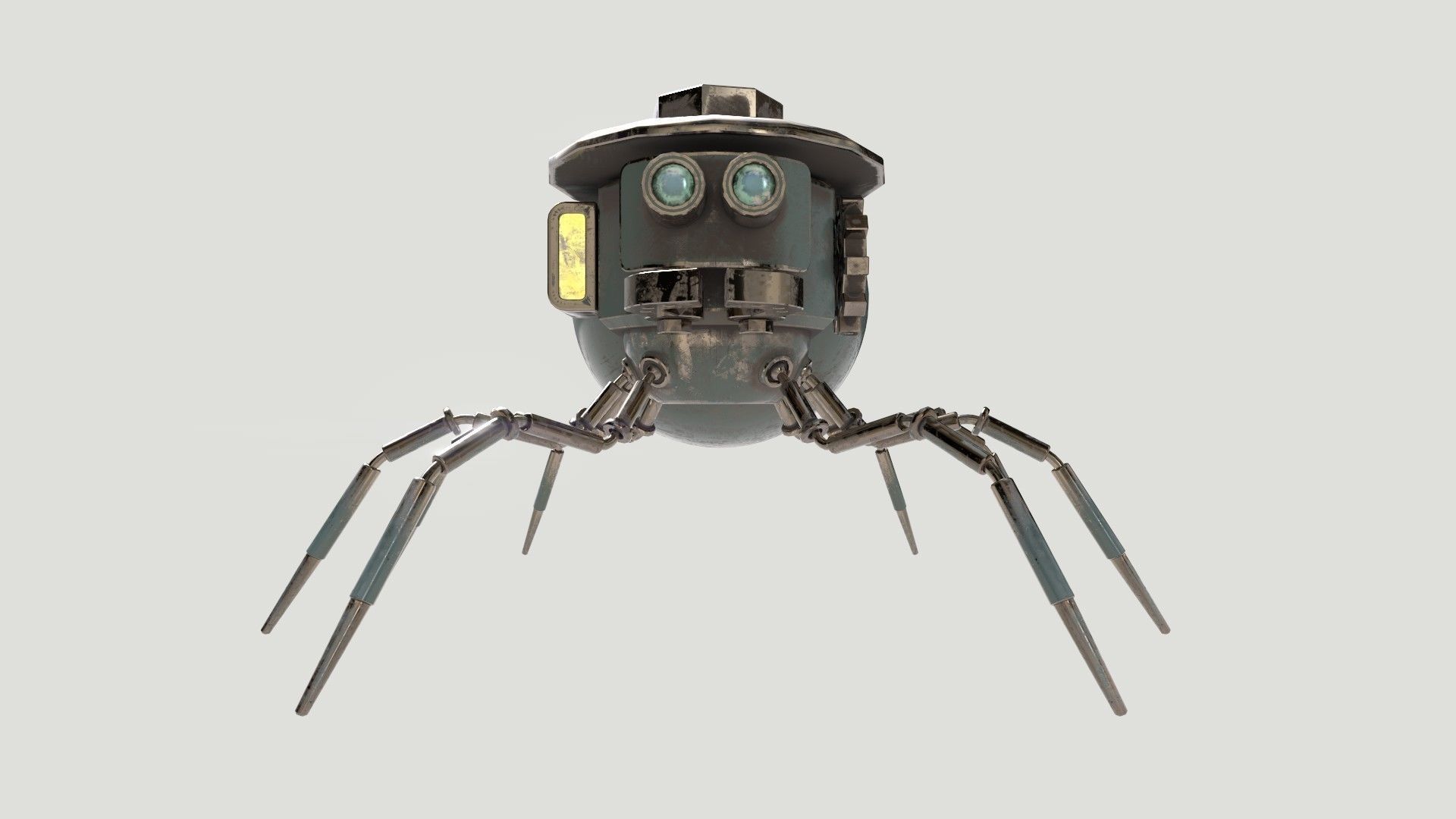 3D model Stylized Mechanical Spider Robot VR / AR / low-poly | CGTrader