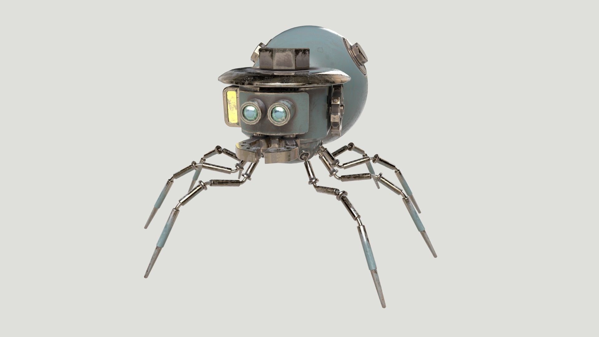 3D model Stylized Mechanical Spider Robot VR / AR / low-poly | CGTrader