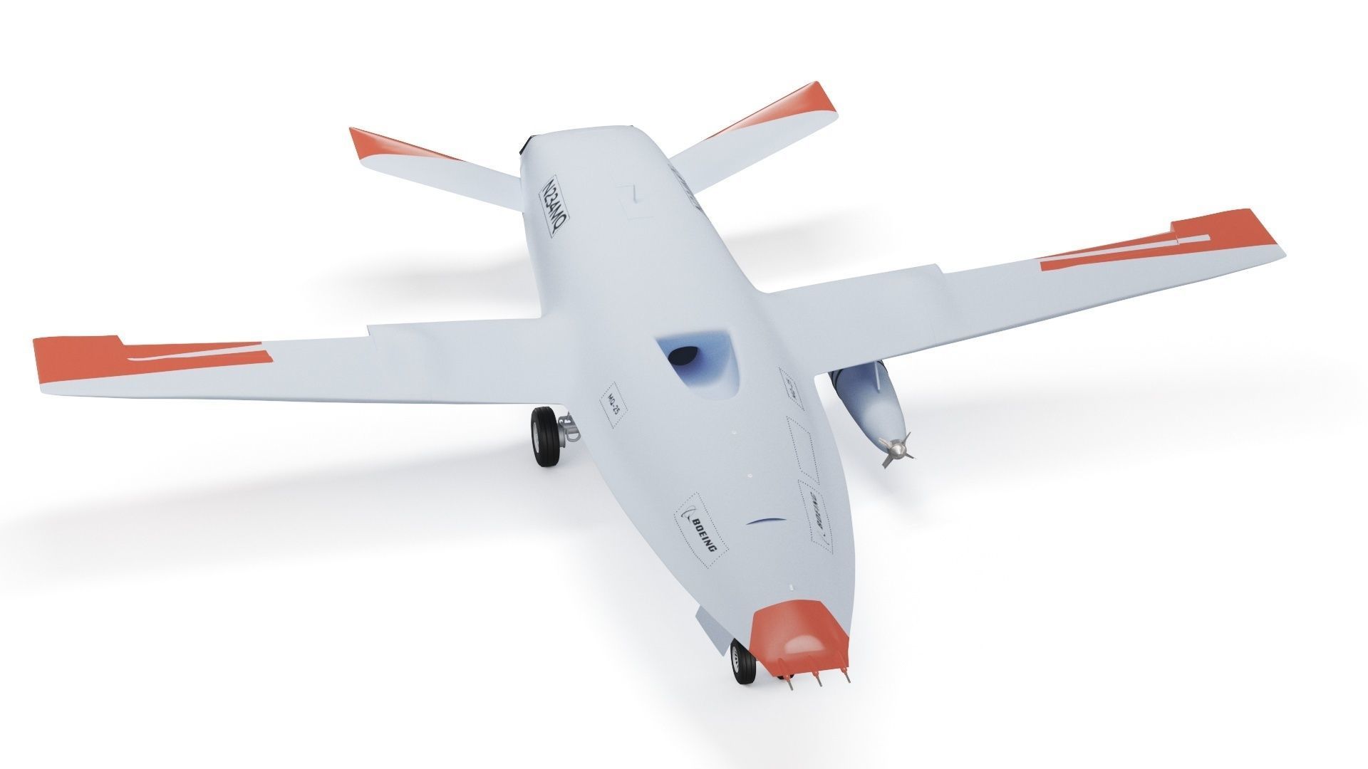 Boeing MQ25 Stingray Aerial Refueling Drone 3D model | CGTrader