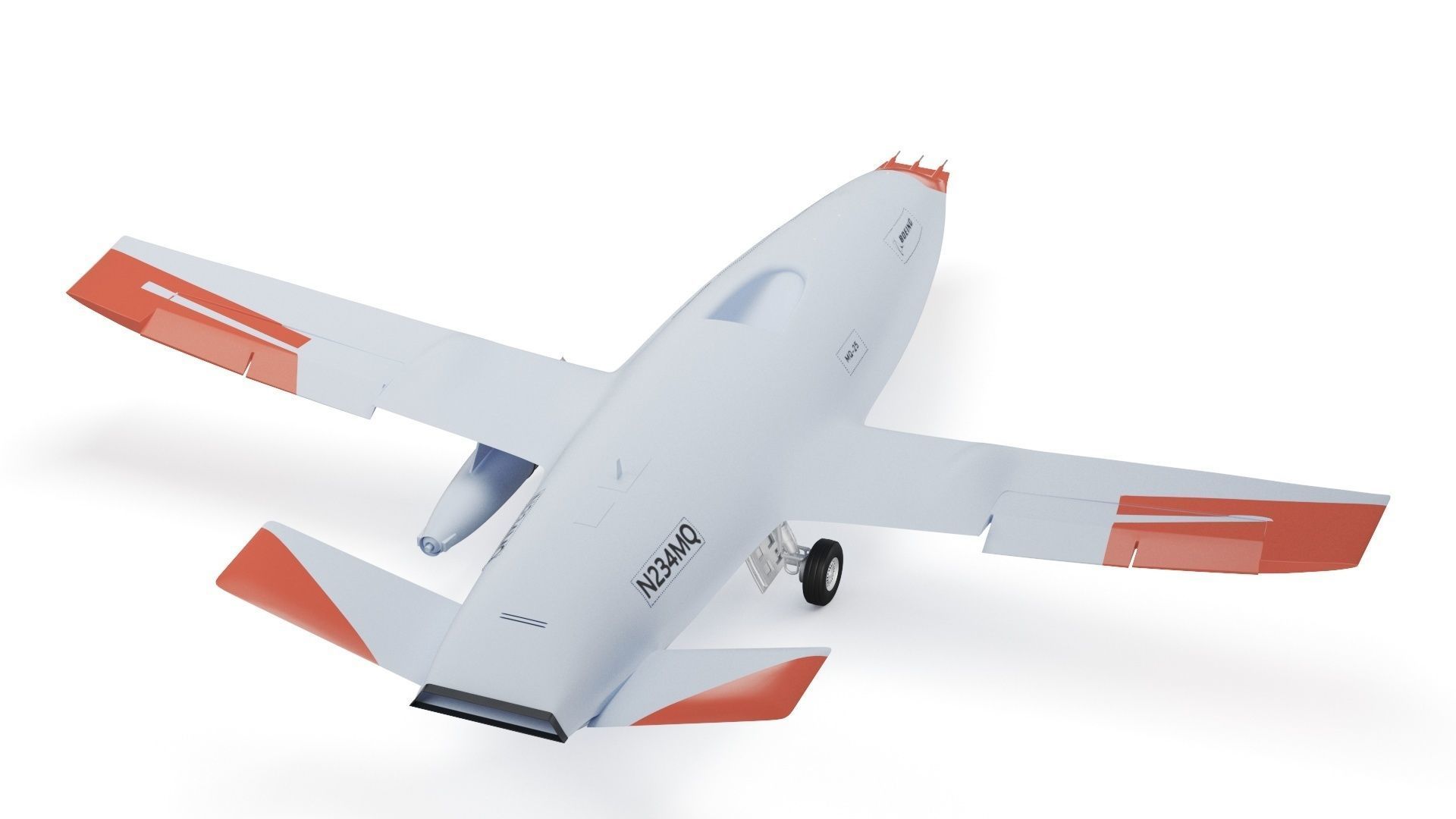Boeing MQ25 Stingray Aerial Refueling Drone 3D model | CGTrader