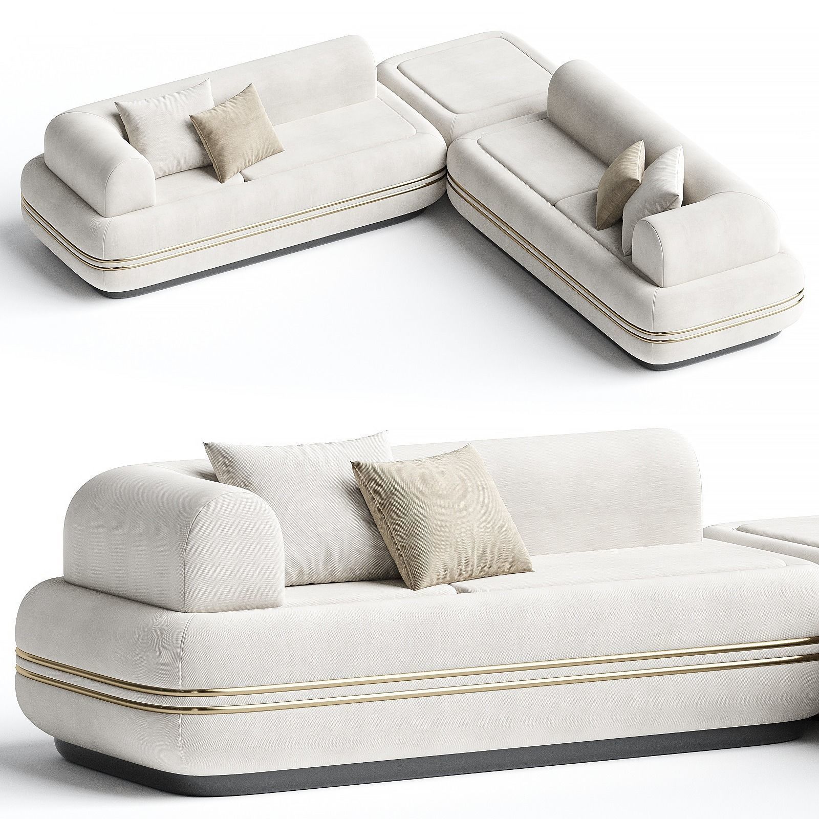 MODULAR SOFA SPENCER 3d model 3D model | CGTrader