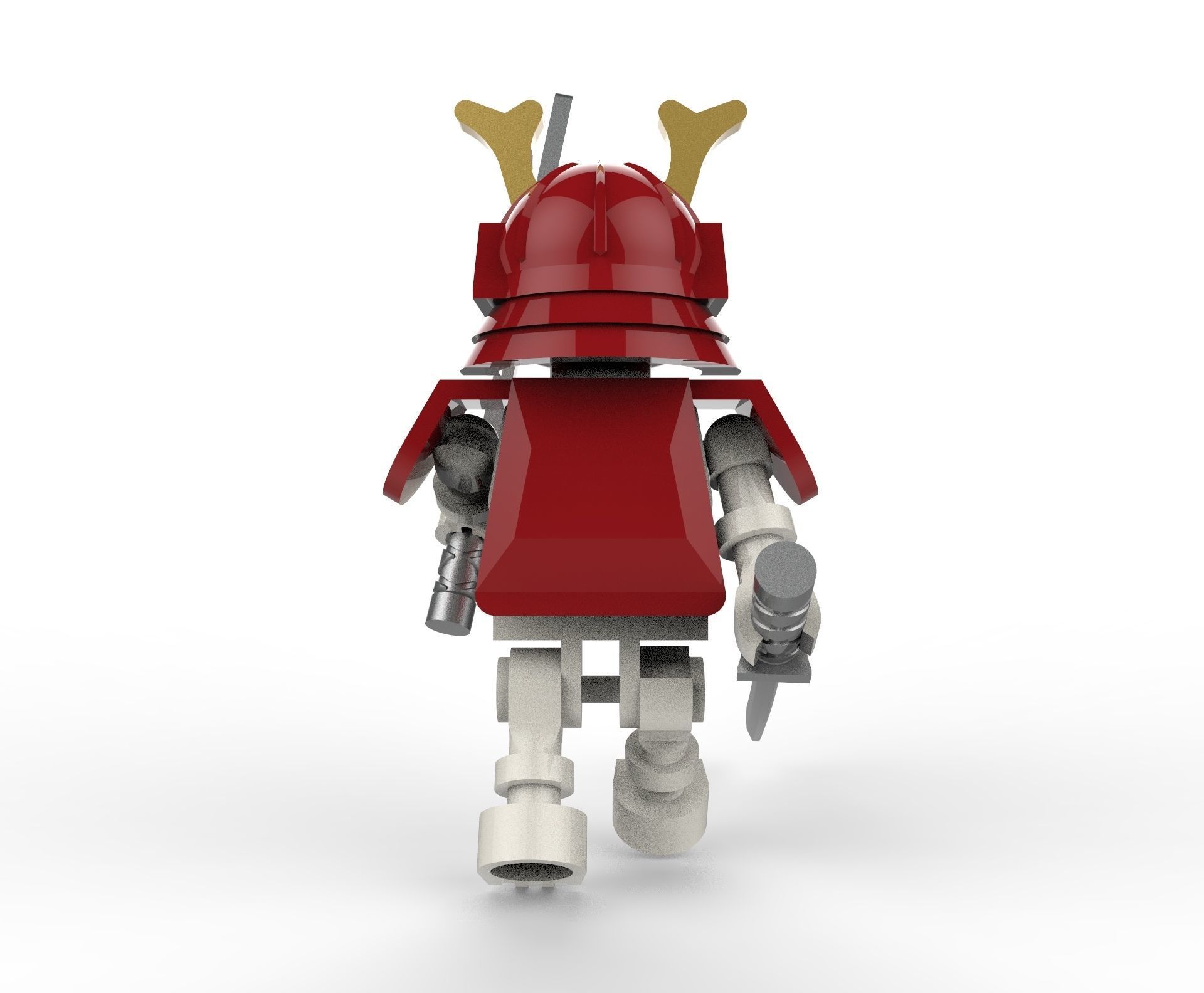 Lego Skeleton Samurai 3D model | CGTrader
