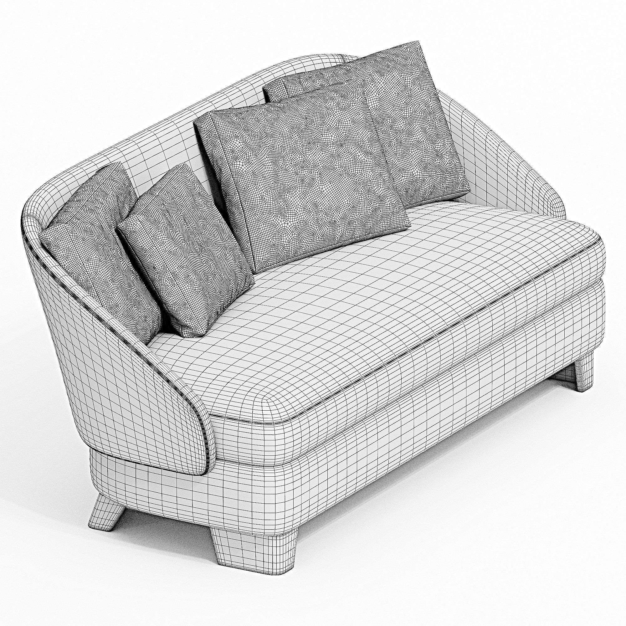 Lawson Sofa 3d model 3D model | CGTrader