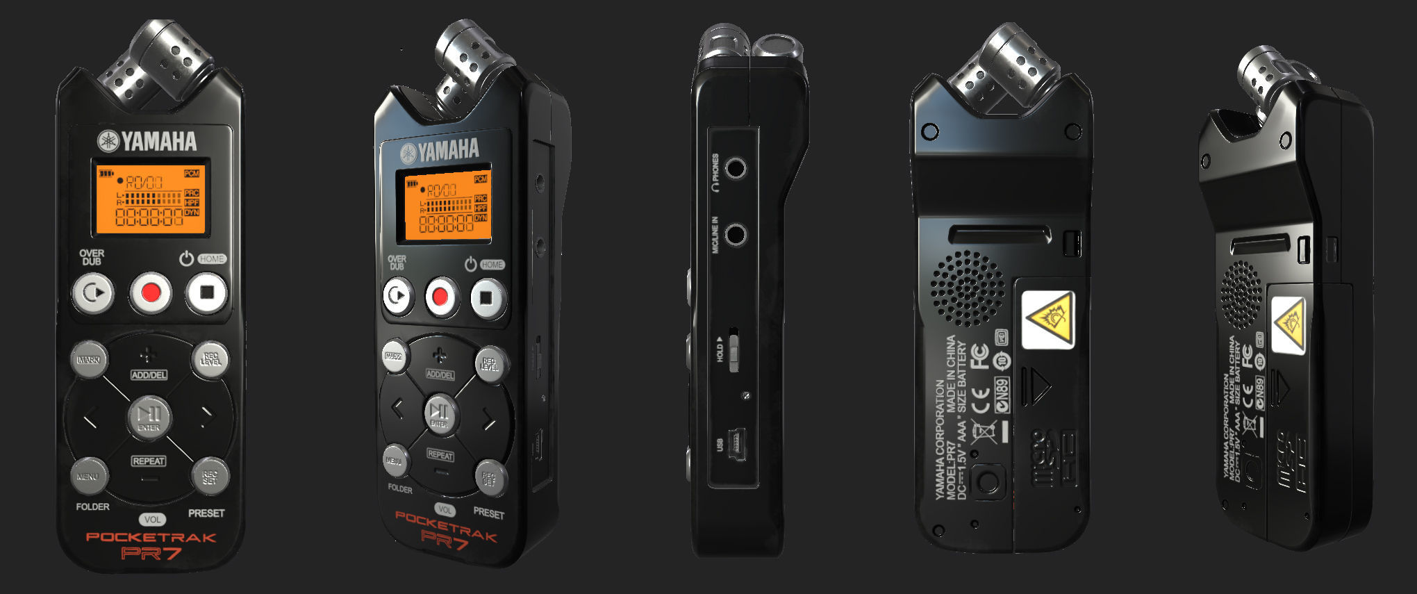 Yamaha Pr7 Recorder 3D model | CGTrader