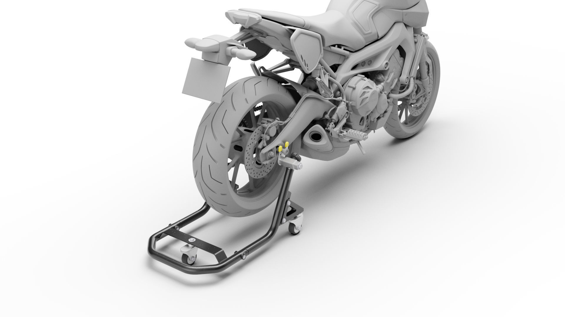 Motorcycle rear stand 3D model | CGTrader