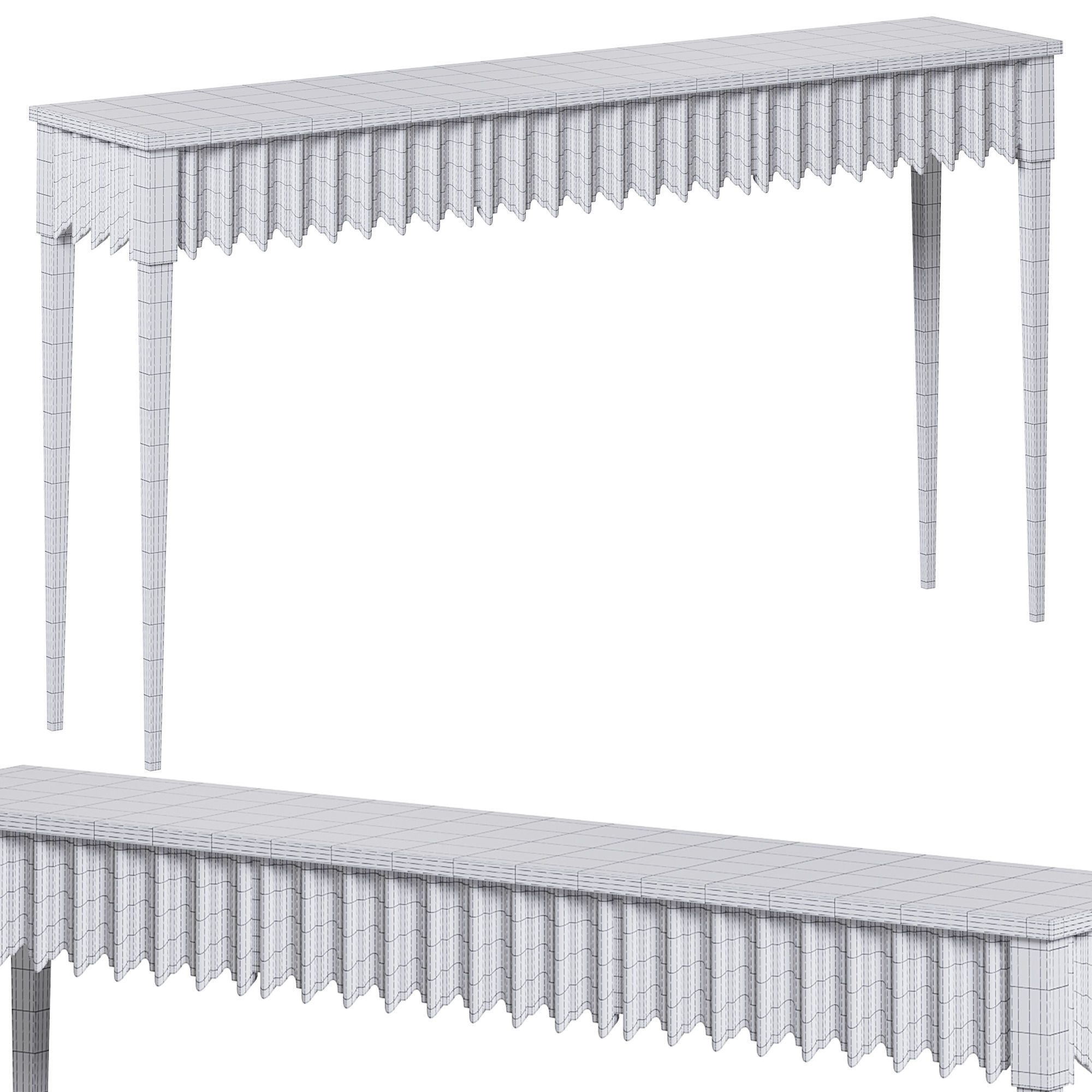 Reese Console Table BAKER 3D model | CGTrader