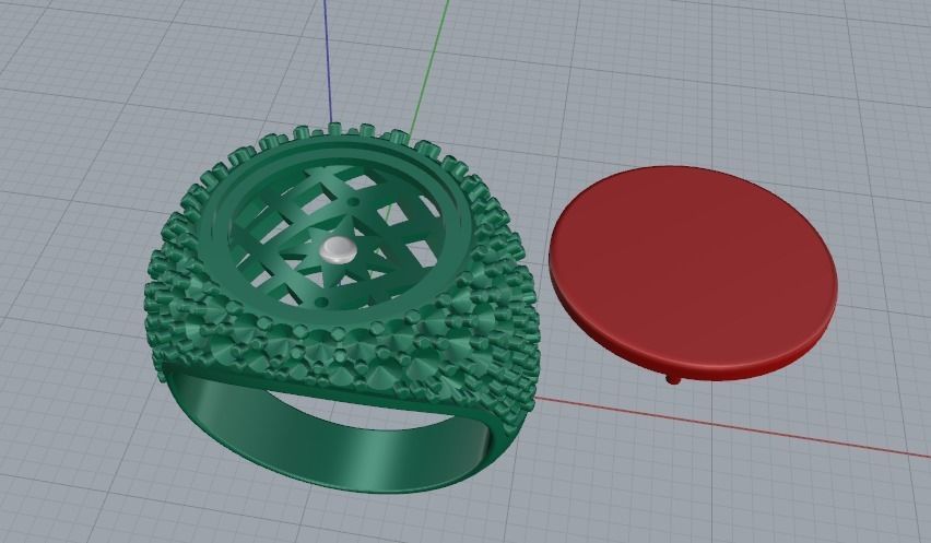 Signet ring Model 4142 3D model 3D printable | CGTrader