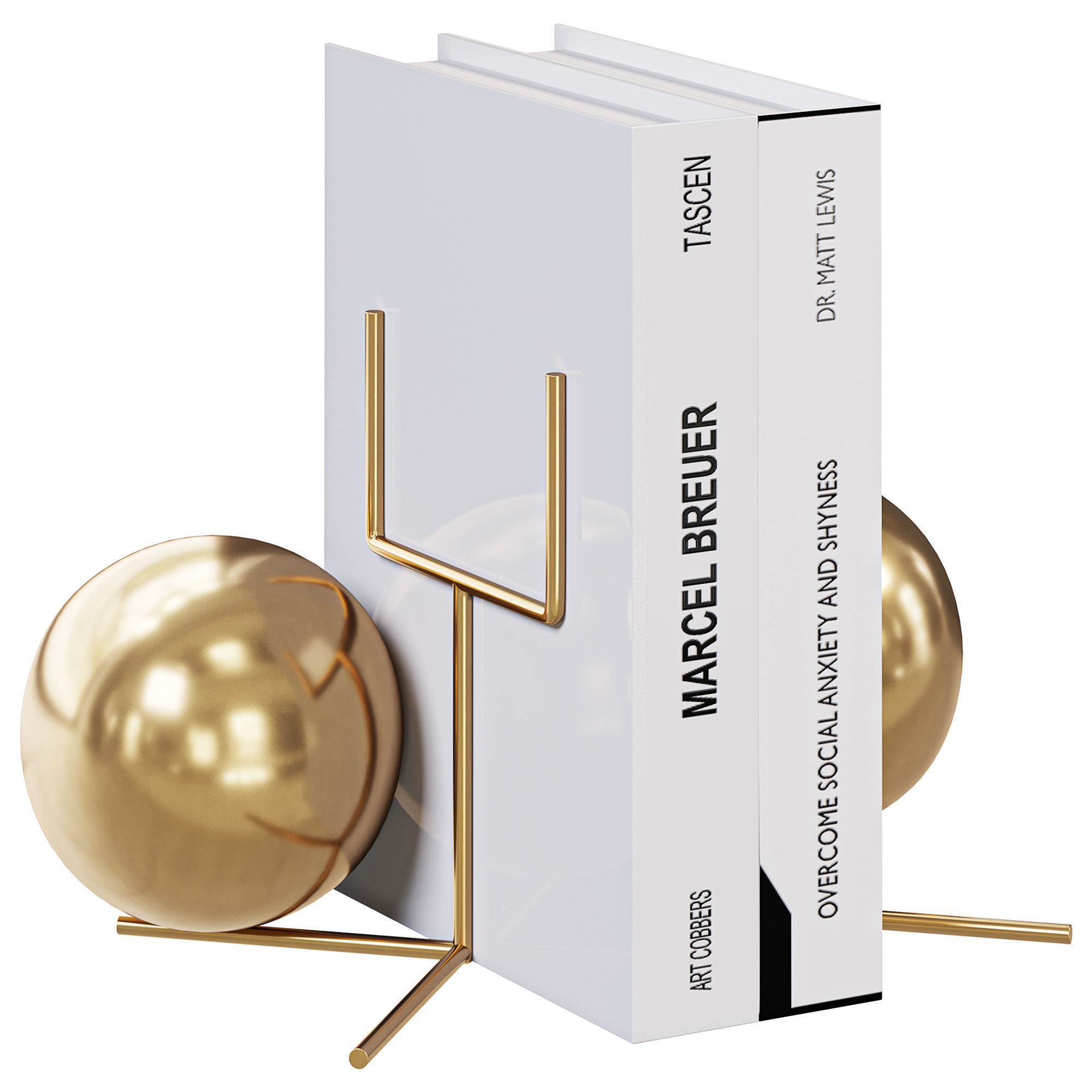 Bookends 3D model | CGTrader